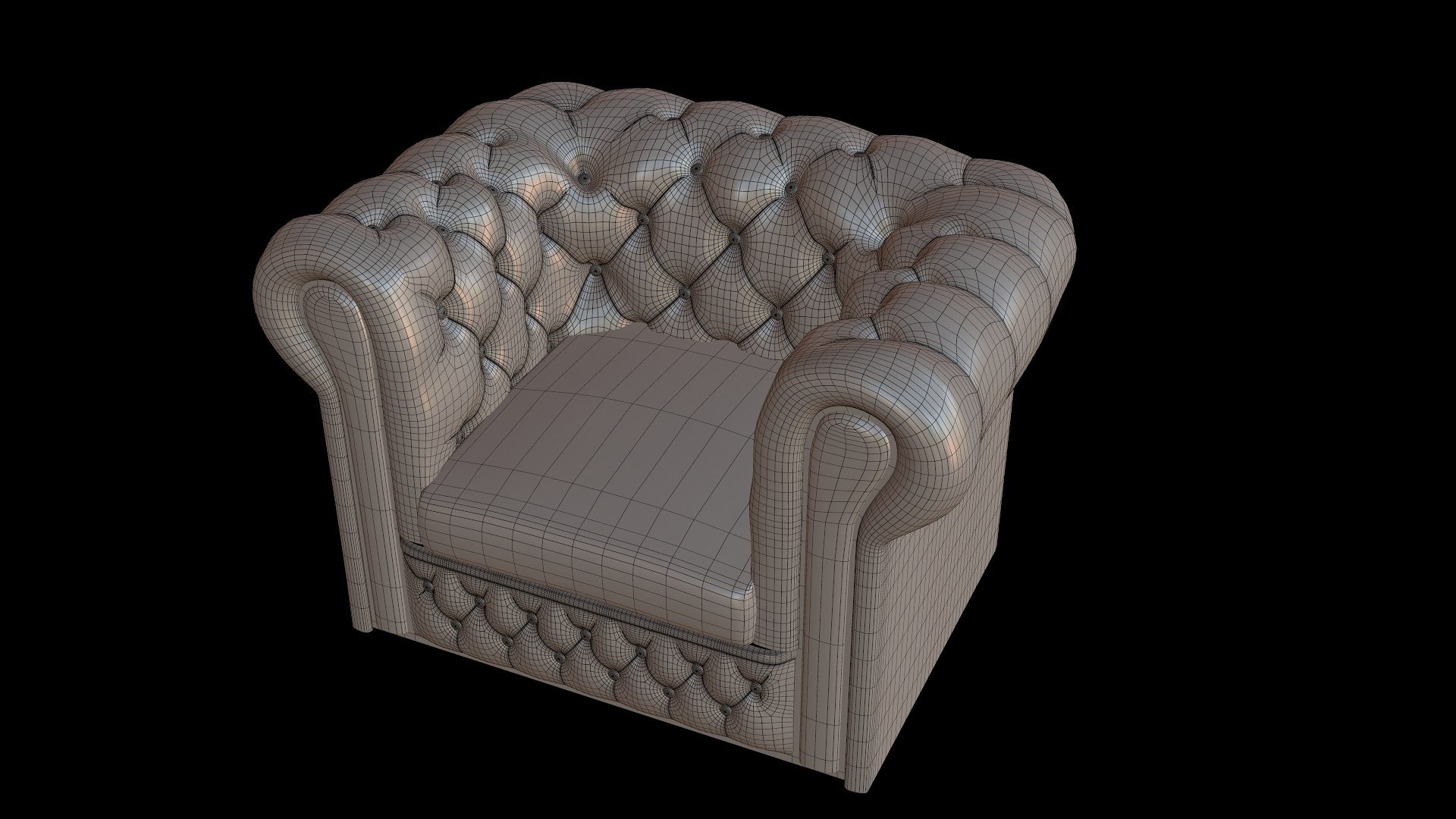 3D Chesterfield Model - TurboSquid 2016301