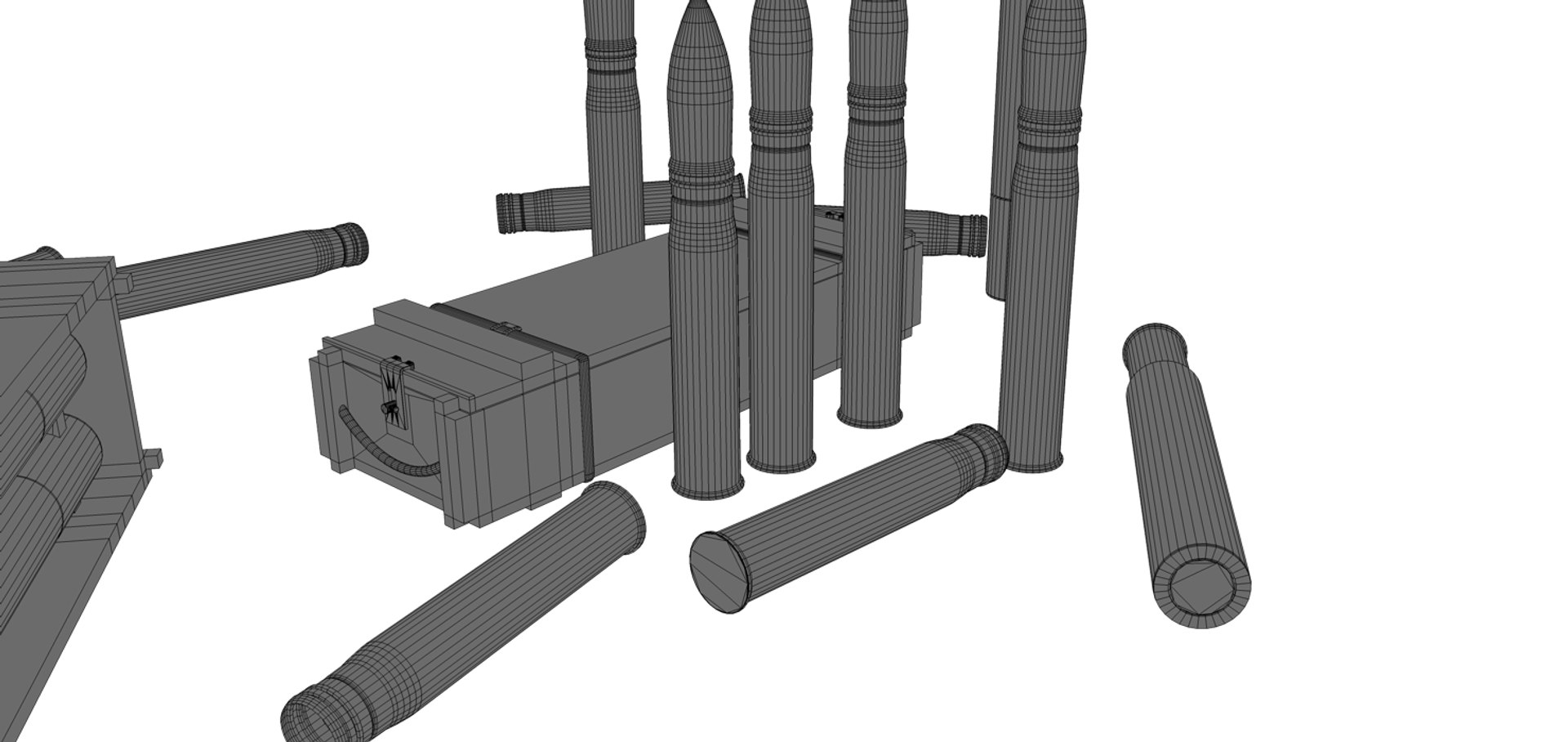 3D Model British 6-pounder Ap Grenades - TurboSquid 1395803
