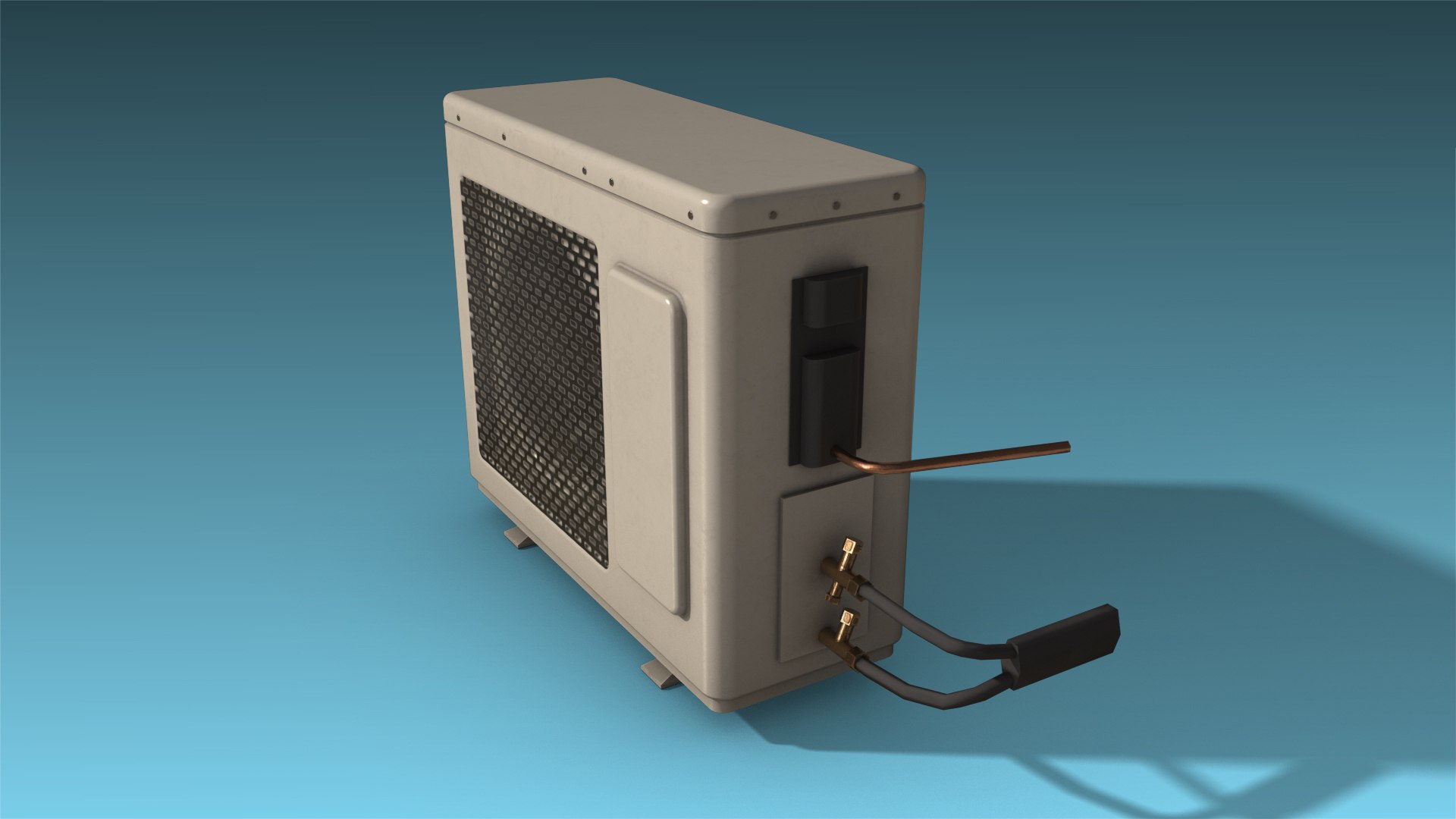 3D Low-poly Air Conditioner - TurboSquid 1630005