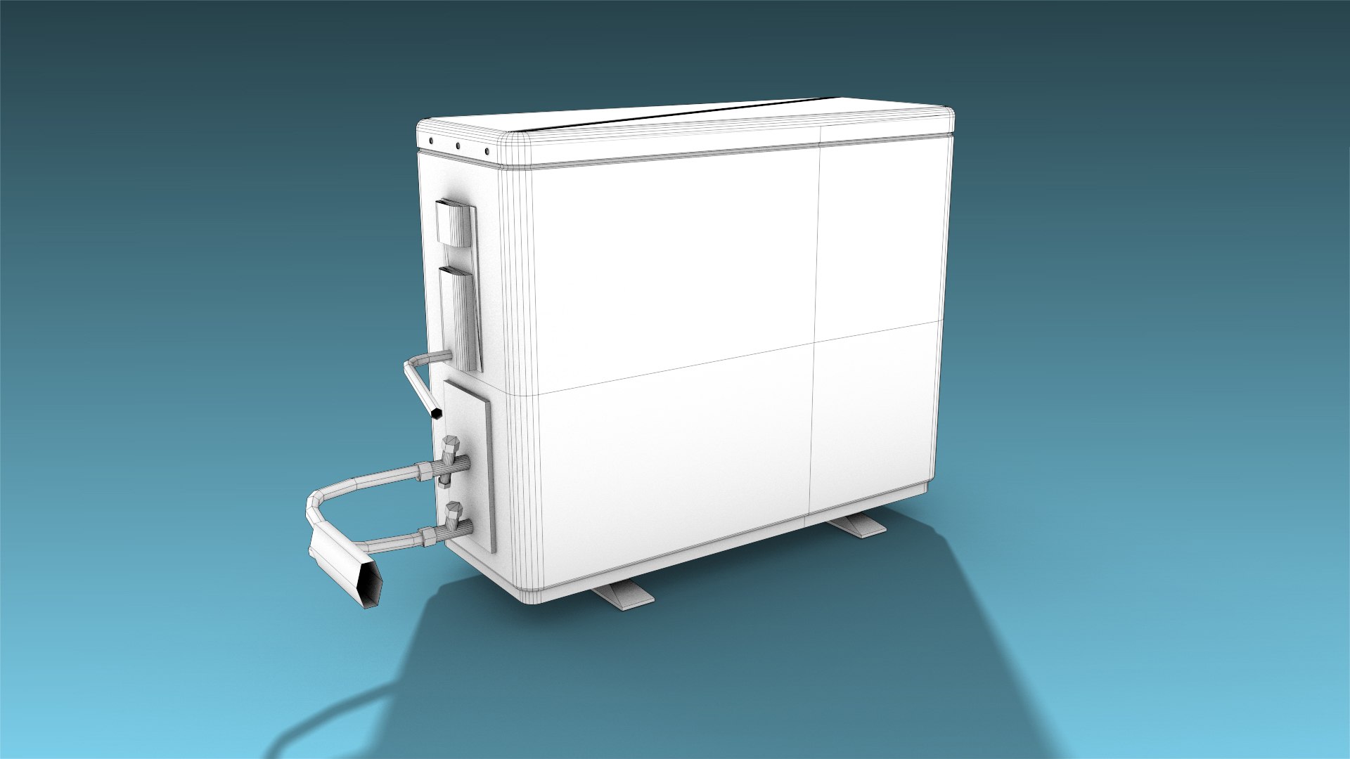 3D Low-poly Air Conditioner - TurboSquid 1630005