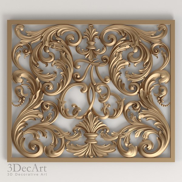 3d obj wall panel