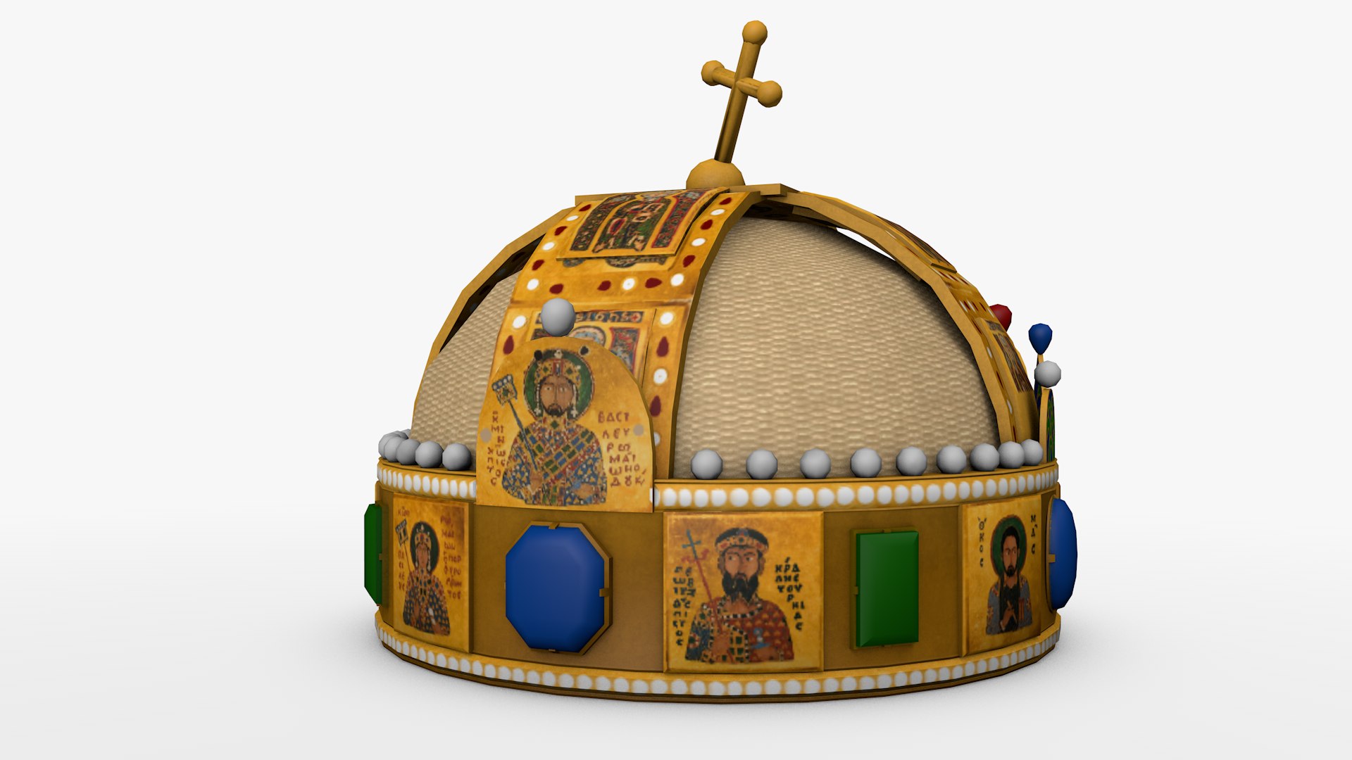 Hungarian Holy Crown And Crown Jewels 3D Model - TurboSquid 2171657