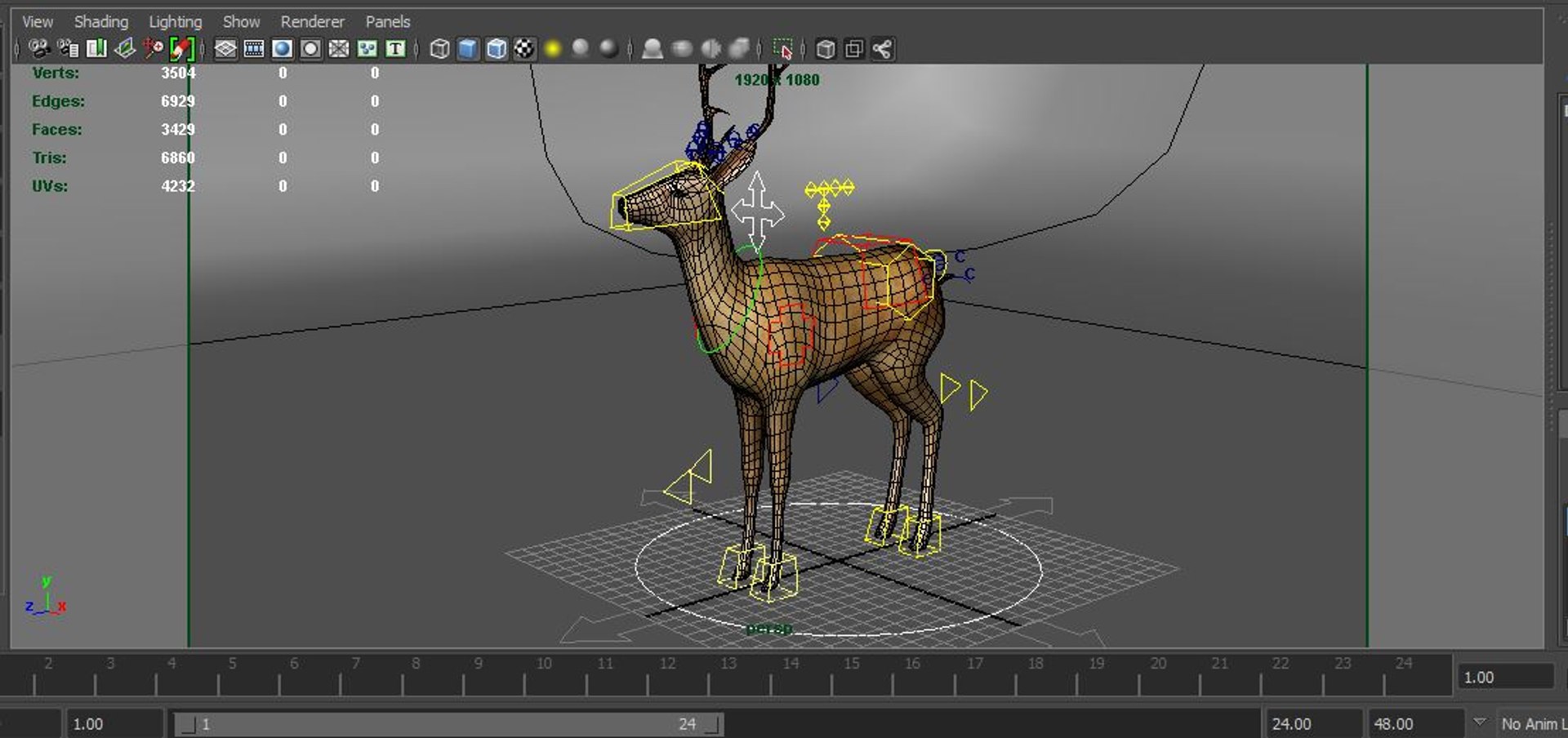 Max Deer Rigged