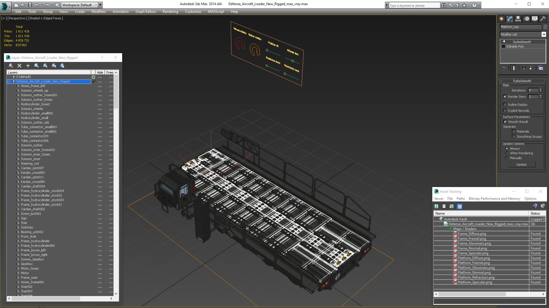 Defense Aircraft Loader New Rigged Model - TurboSquid 2022722