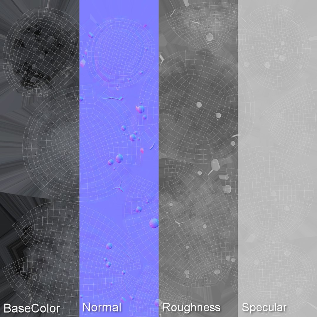 3D Model Cartoon Round Stones - TurboSquid 2053080