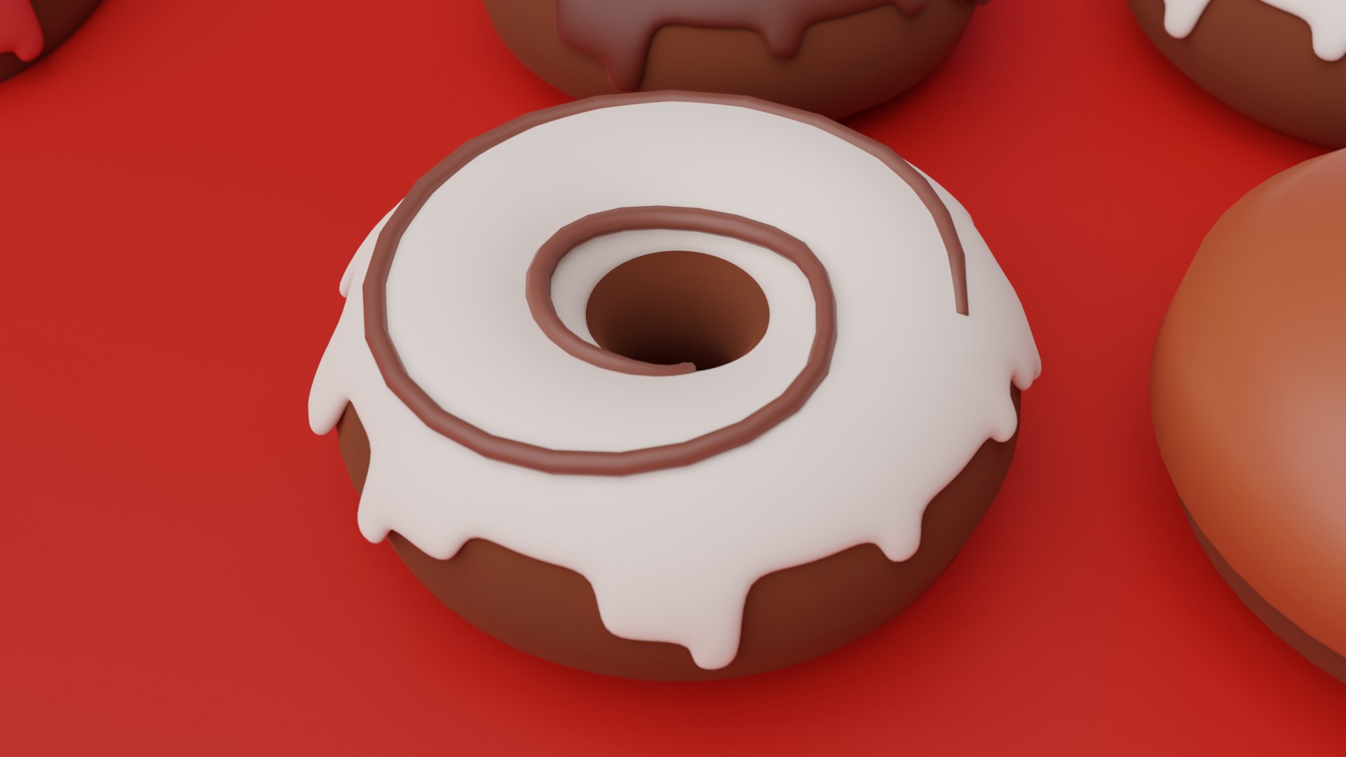 Donut Box 3D - TurboSquid 2103743