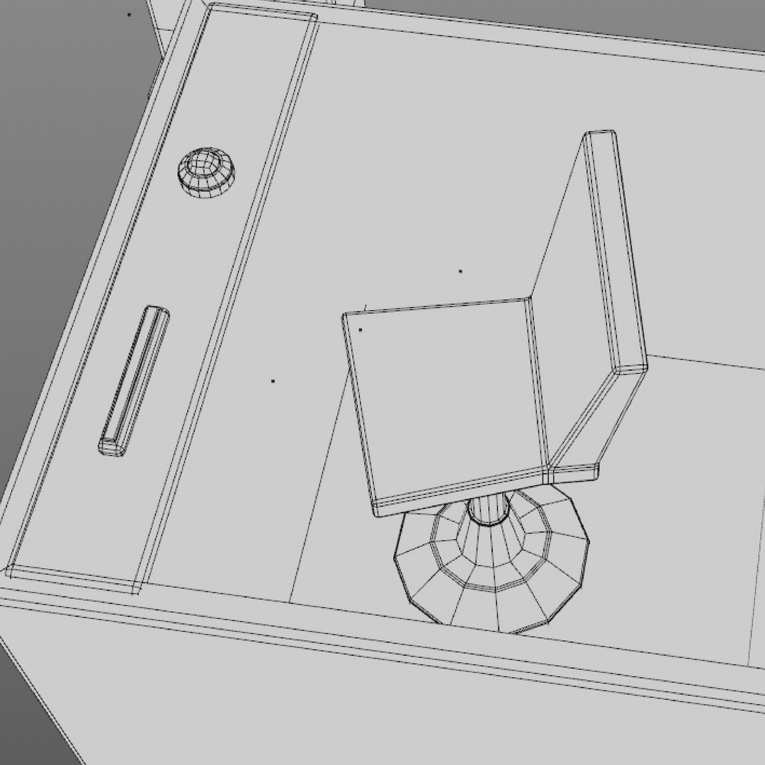 Cartoon Security Booth 3D - TurboSquid 1442363