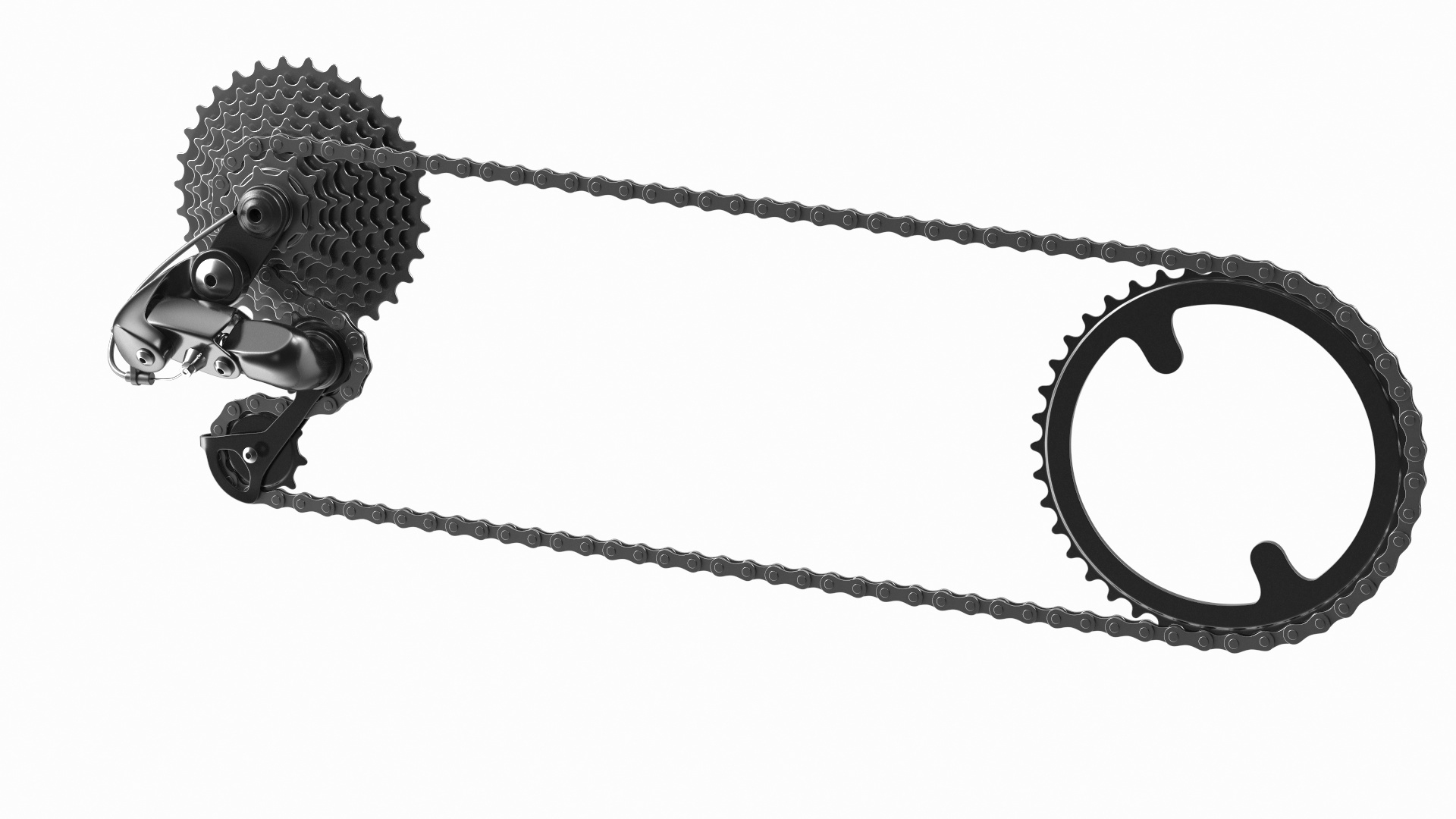 Bicycle Derailleur Chain Cycle 3D Model - TurboSquid 1642196