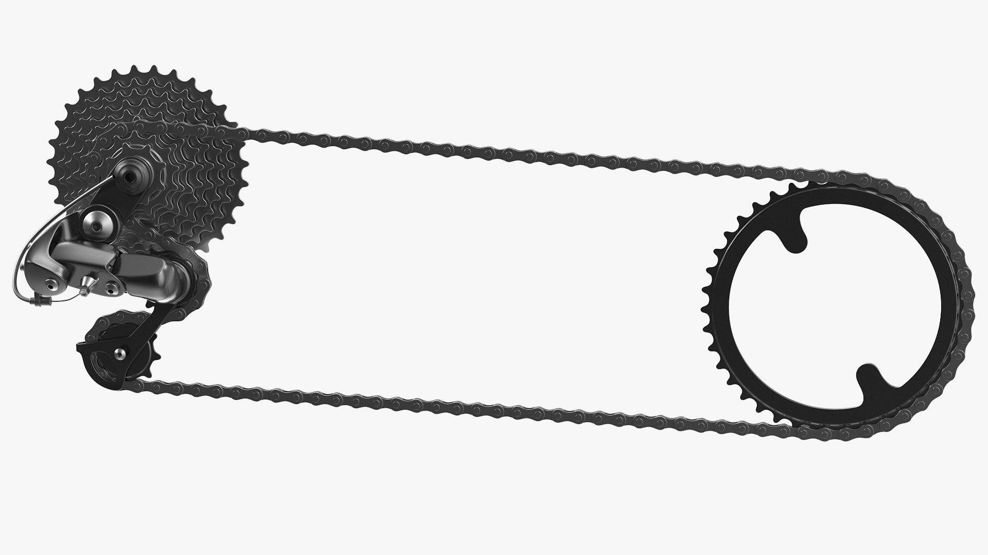 Bicycle Derailleur Chain Cycle 3D Model - TurboSquid 1642196