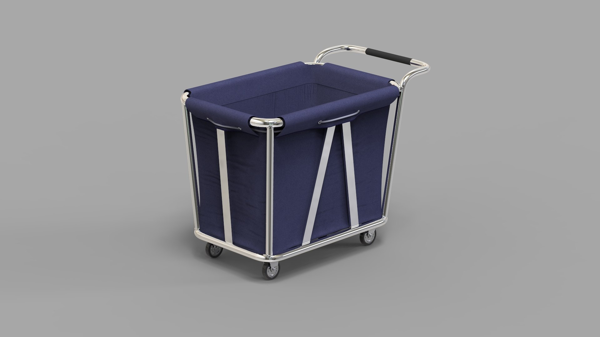 Washable Linen Laundry Trolley With Handle Model - TurboSquid 1837076