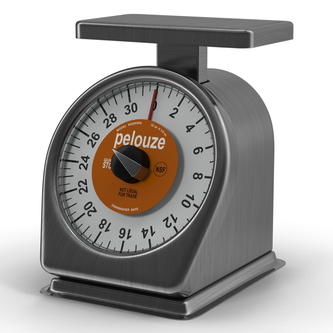 Mechanical Portion Control Scale 3d Model