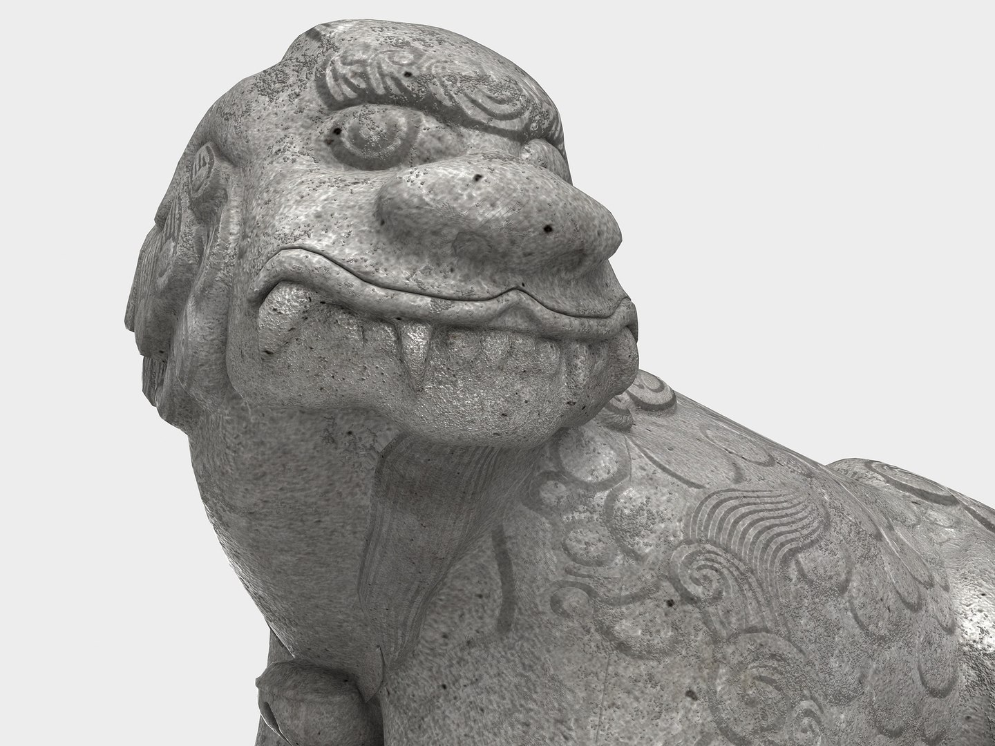 3D Mythological Lion Haechi Statue Model - TurboSquid 1719108