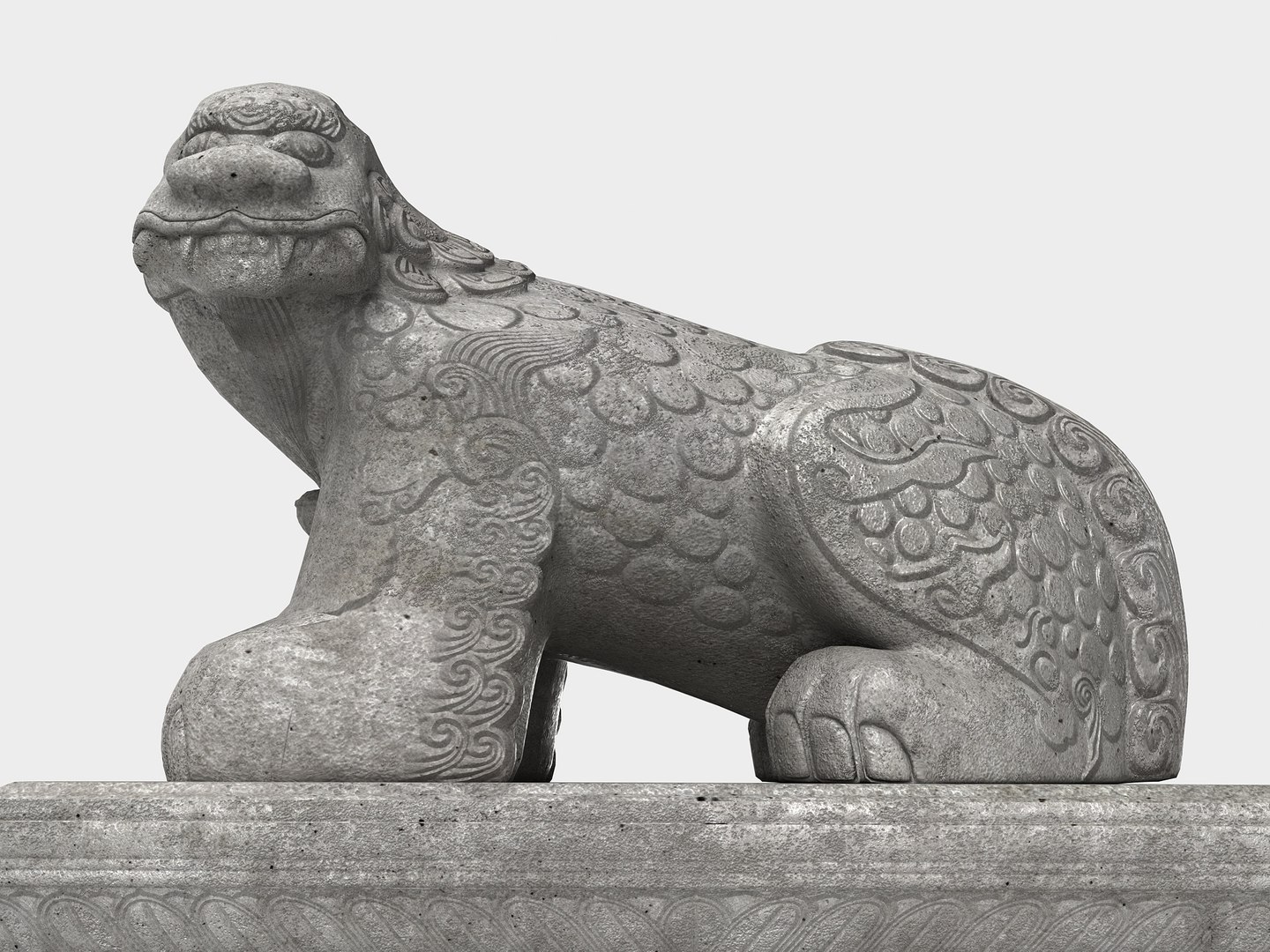 3D Mythological Lion Haechi Statue Model - TurboSquid 1719108