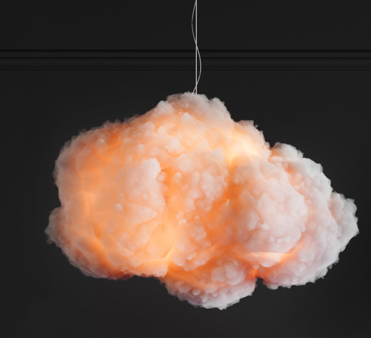 Cotton Clouds Light 3D Model - TurboSquid 1896512