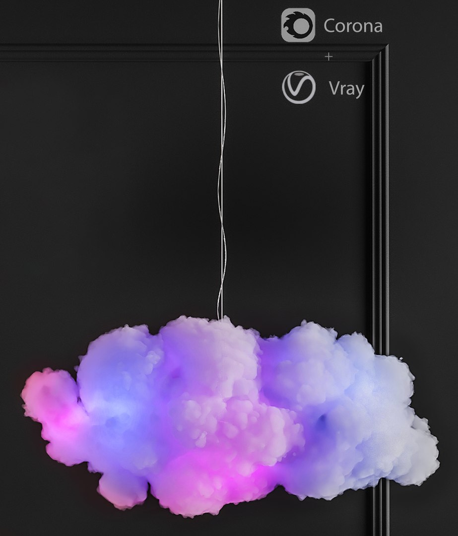 Cotton Clouds Light 3D Model - TurboSquid 1896512