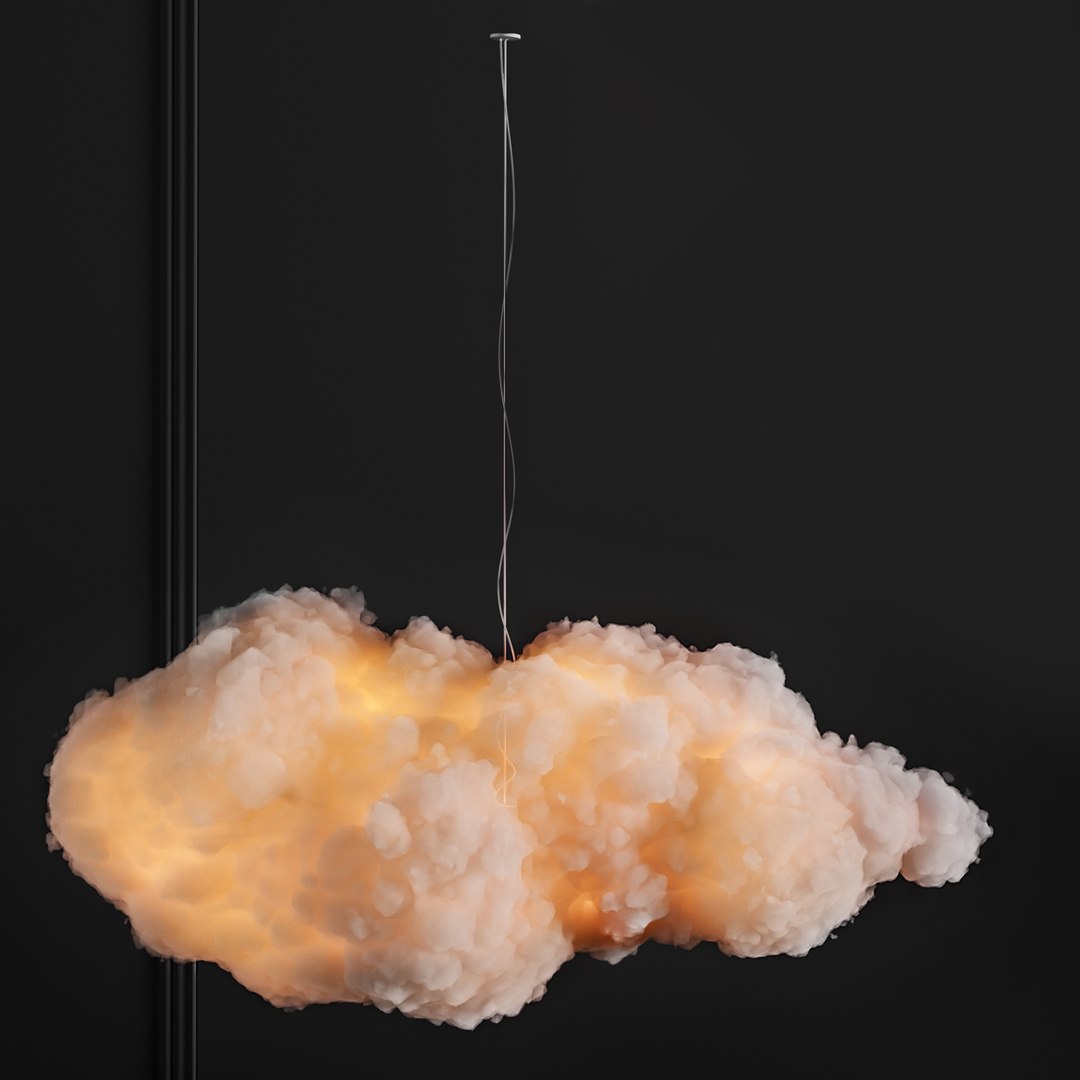 Cotton Clouds Light 3D Model - TurboSquid 1896512
