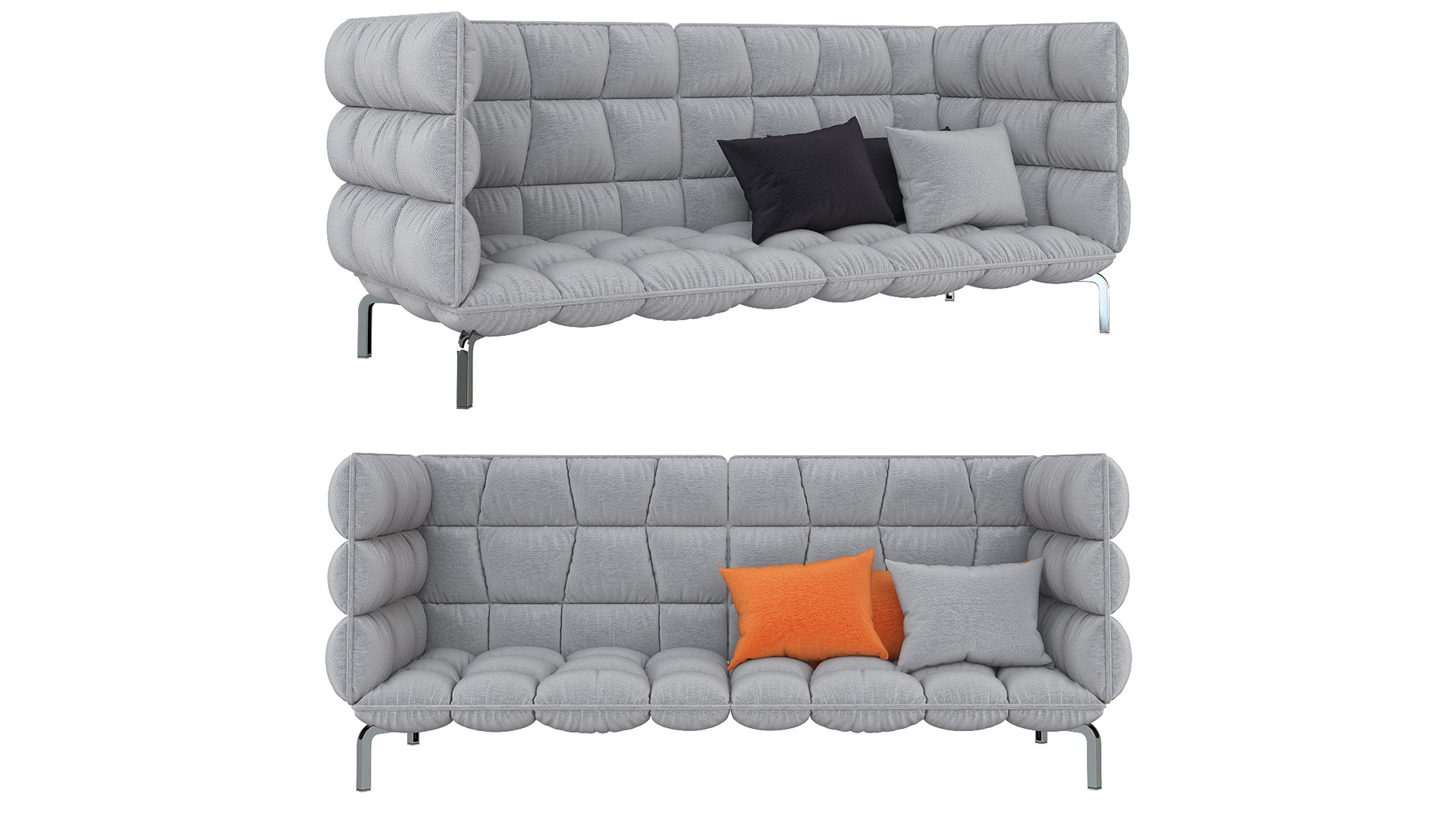 3D B B ITALIA HUSK SOFA - TurboSquid 1823323
