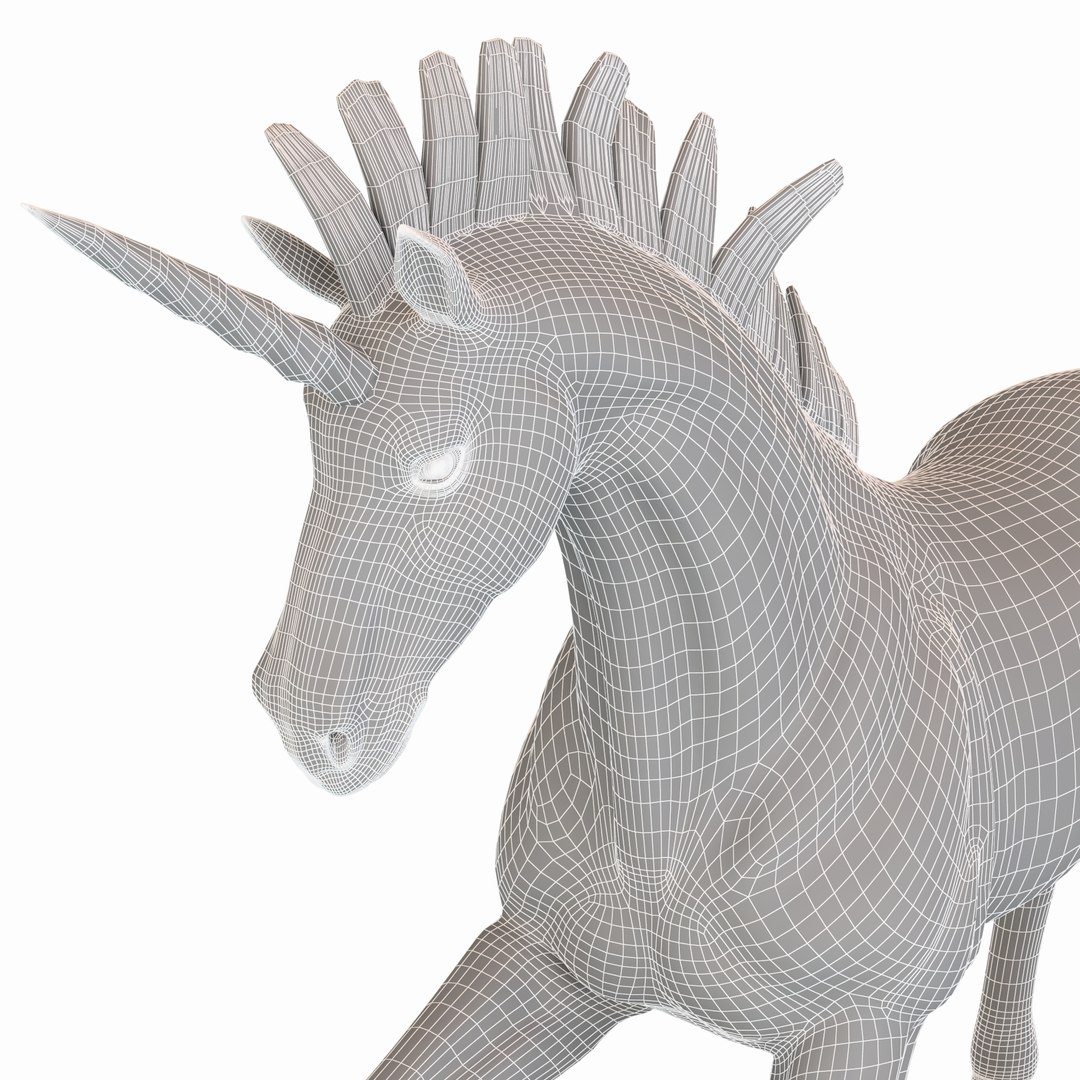 Unicorn Statue Model - TurboSquid 1151526