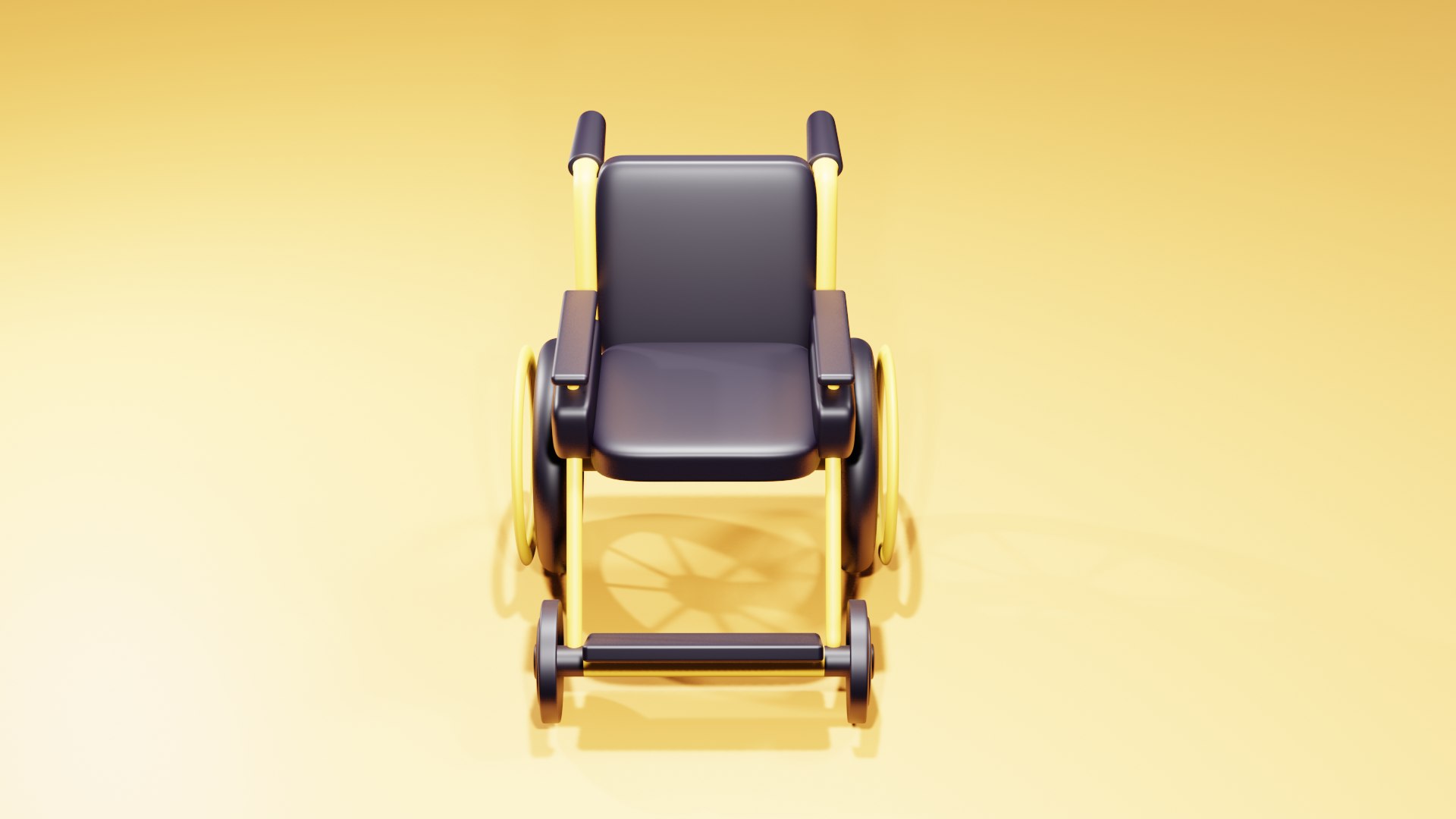 3D Wheelchair Model - TurboSquid 1816353