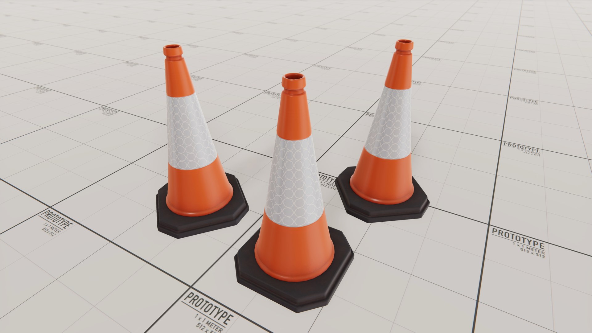 Traffic Cone 3D model - TurboSquid 2173426