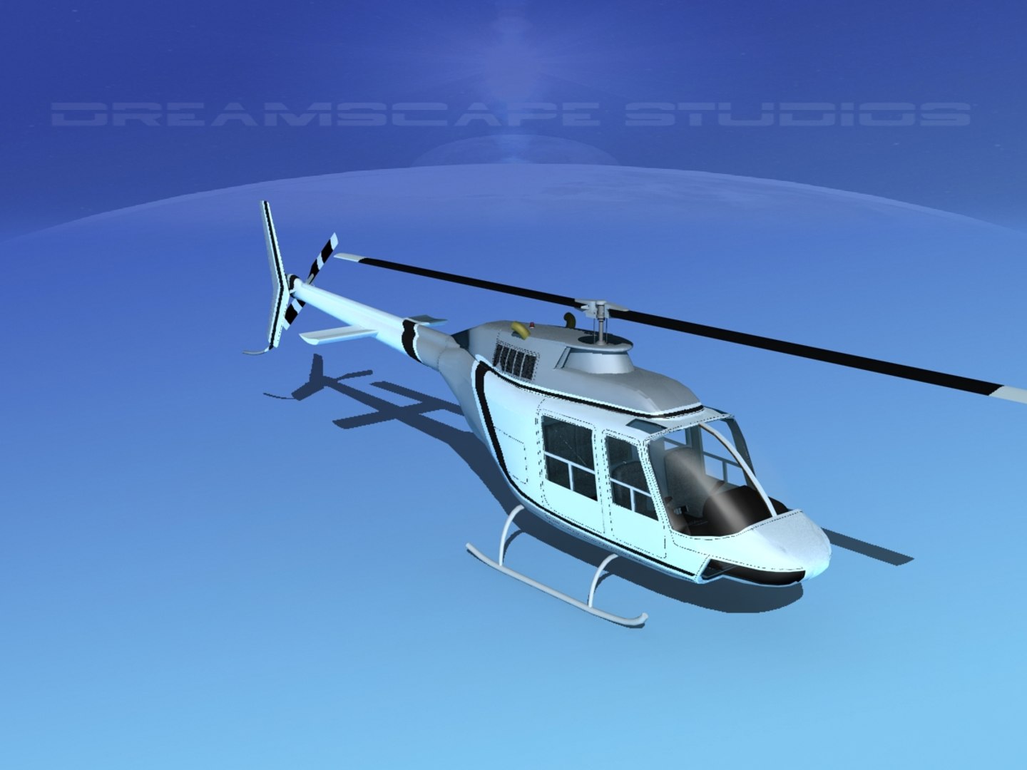 3D Rotor Bell 206 - TurboSquid 1202196