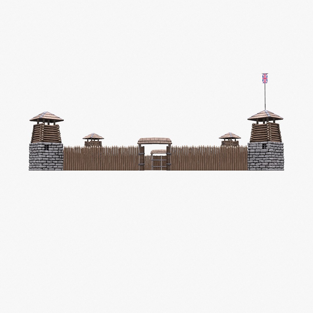 3D Fort Fortress Games - TurboSquid 1434515