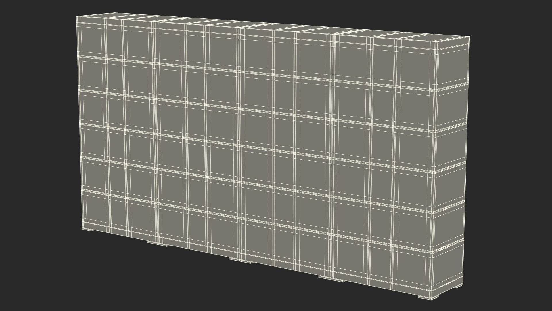 Automatic Parcel Storage System Grey 3D Model - TurboSquid 2139447
