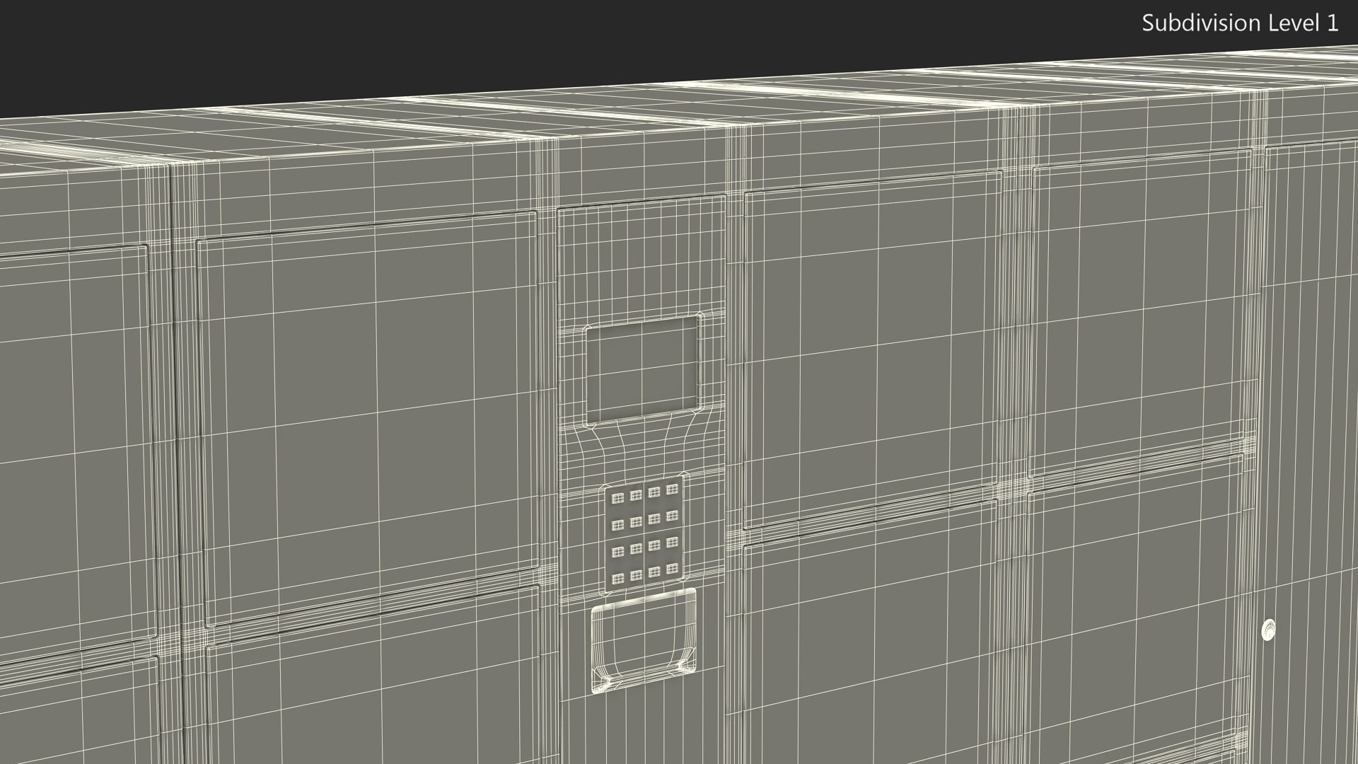 Automatic Parcel Storage System Grey 3D Model - TurboSquid 2139447