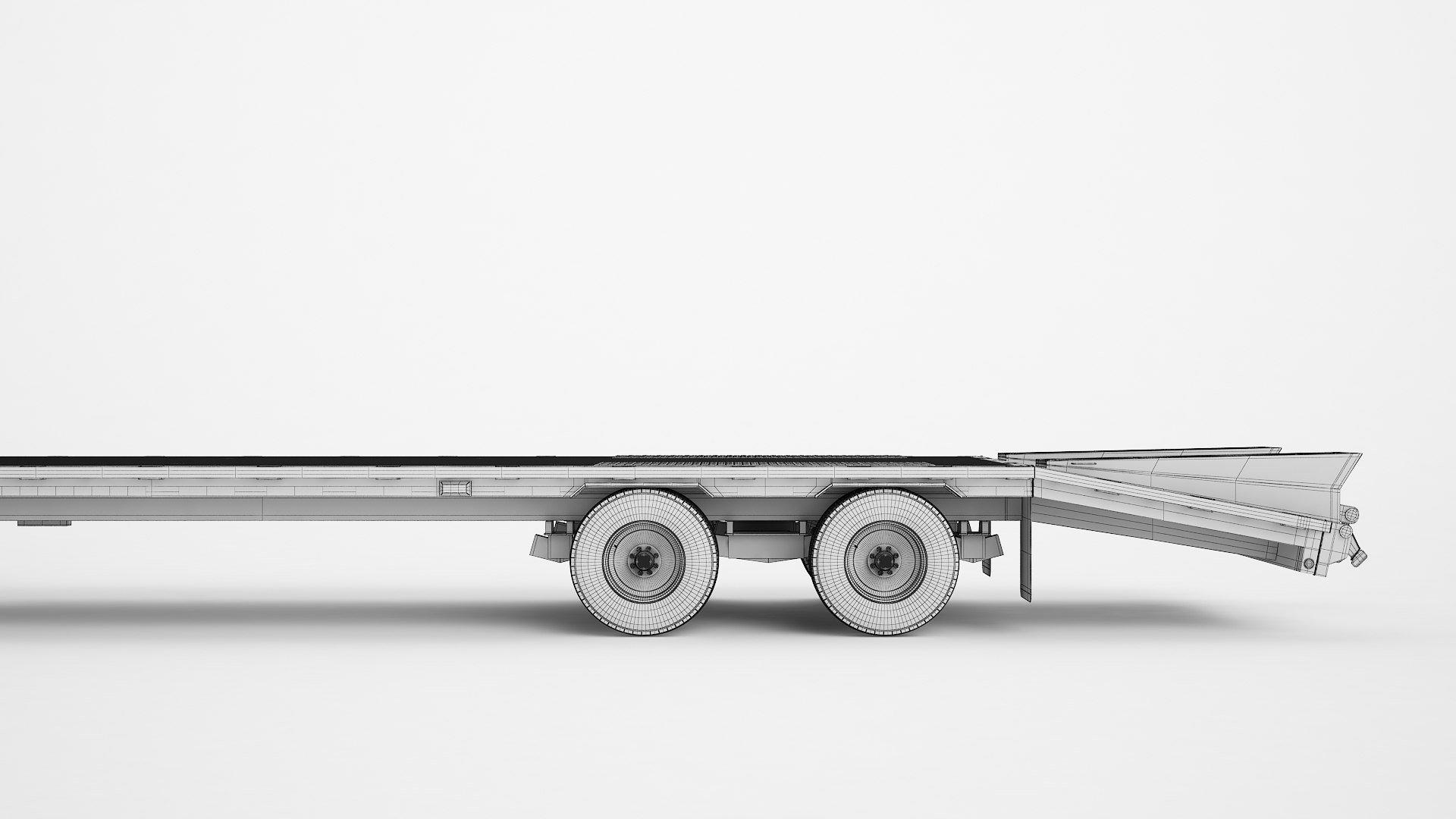 Dodge Ram 3500 HD 2021 Gooseneck Trailer 01 Model - TurboSquid 2102659