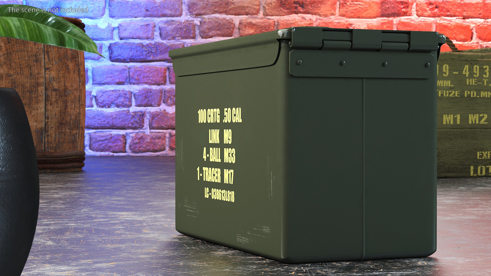 Metal Ammo Case Can 3D Model - TurboSquid 2170094