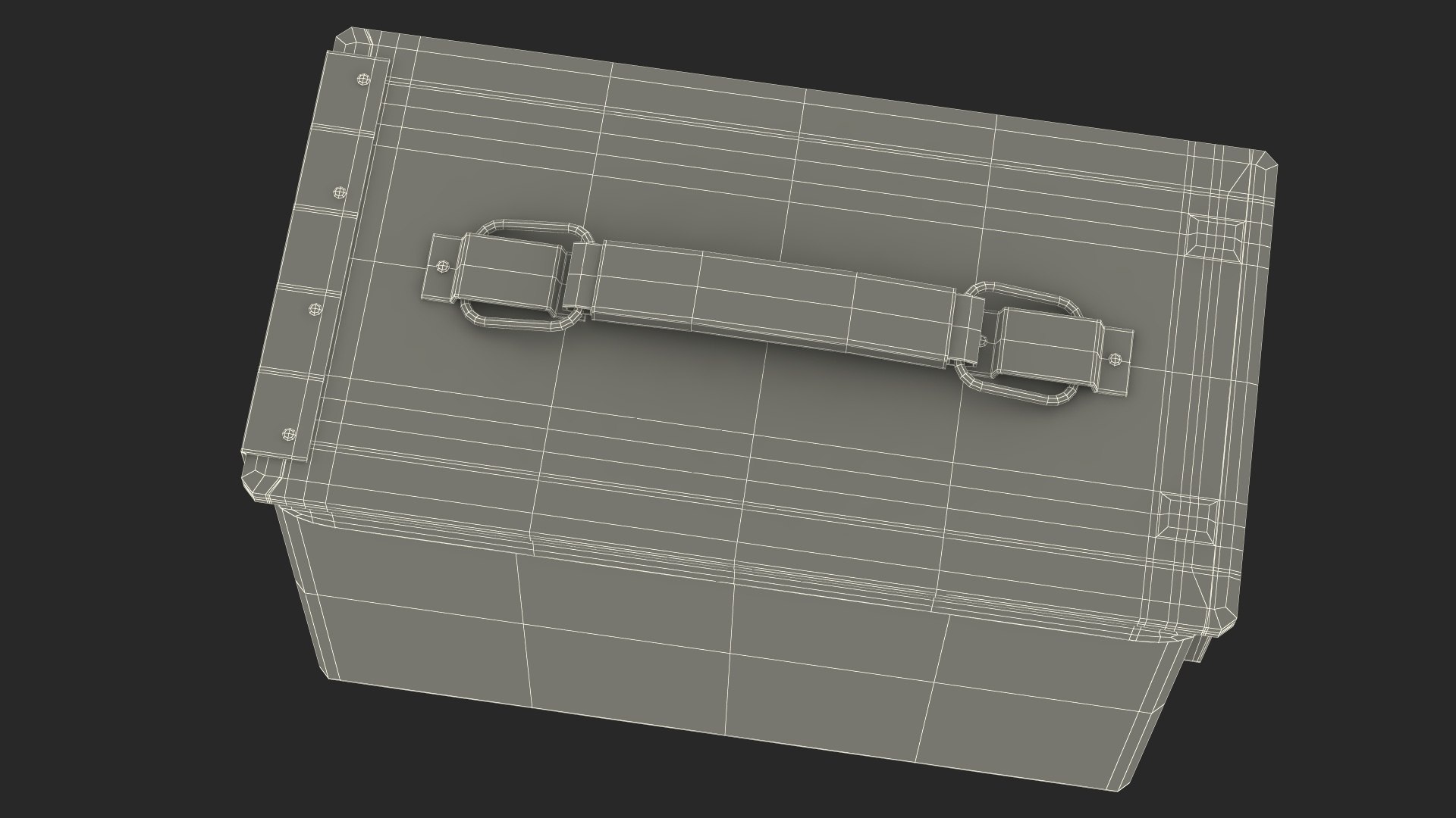 Metal Ammo Case Can 3D Model - TurboSquid 2170094