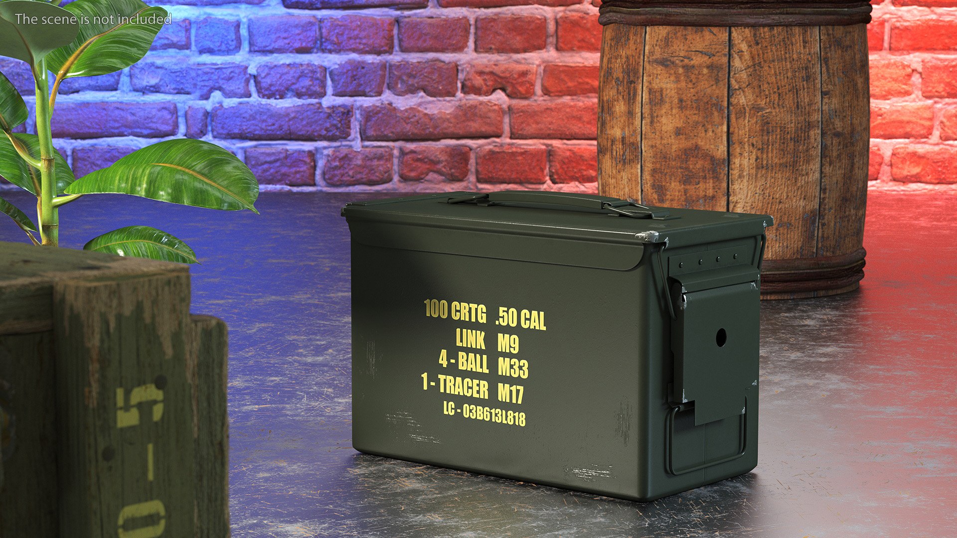 Metal Ammo Case Can 3D Model - TurboSquid 2170094