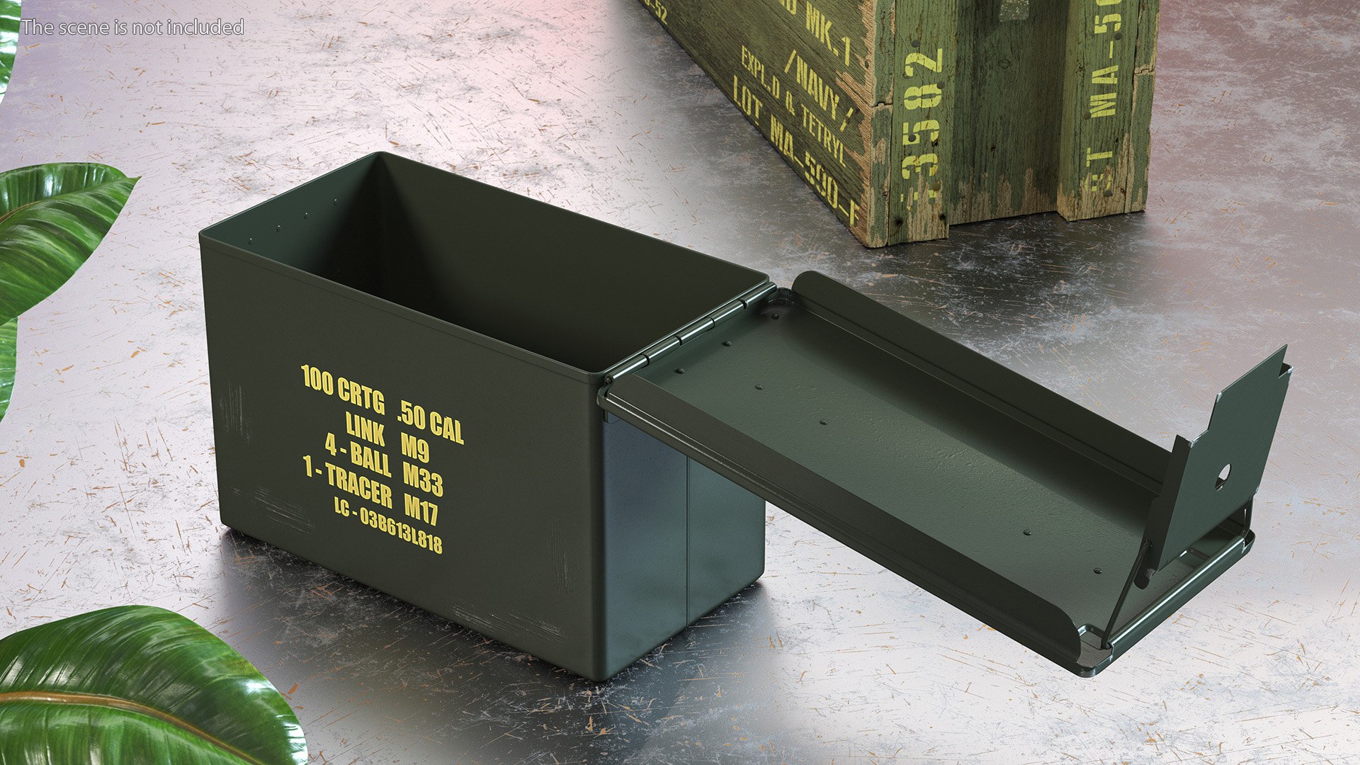 Metal Ammo Case Can 3D Model - TurboSquid 2170094