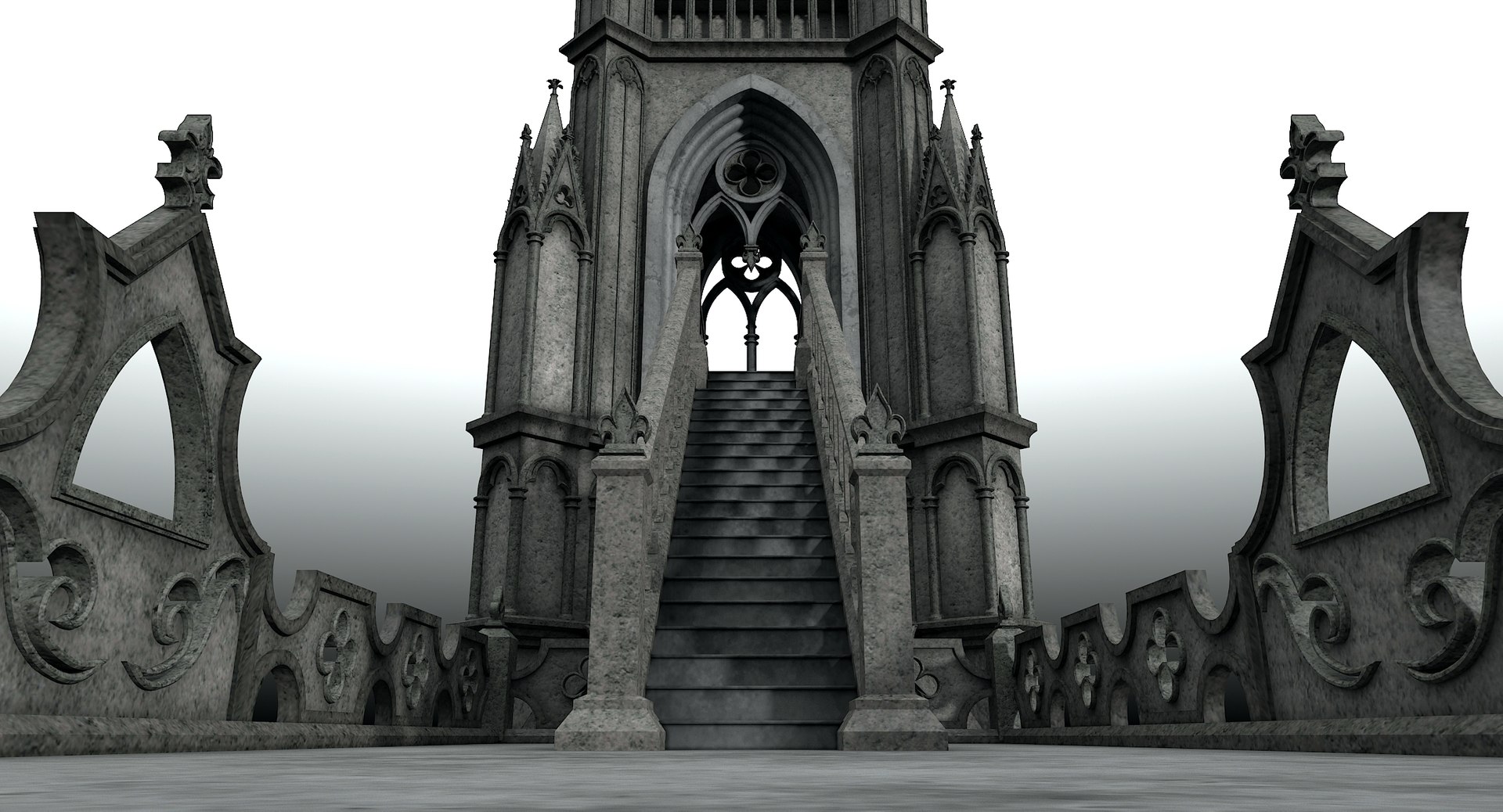 3D gothic pavilion 03 build - TurboSquid 1424263