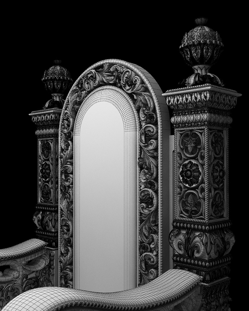 3d Royal Chair Armchair