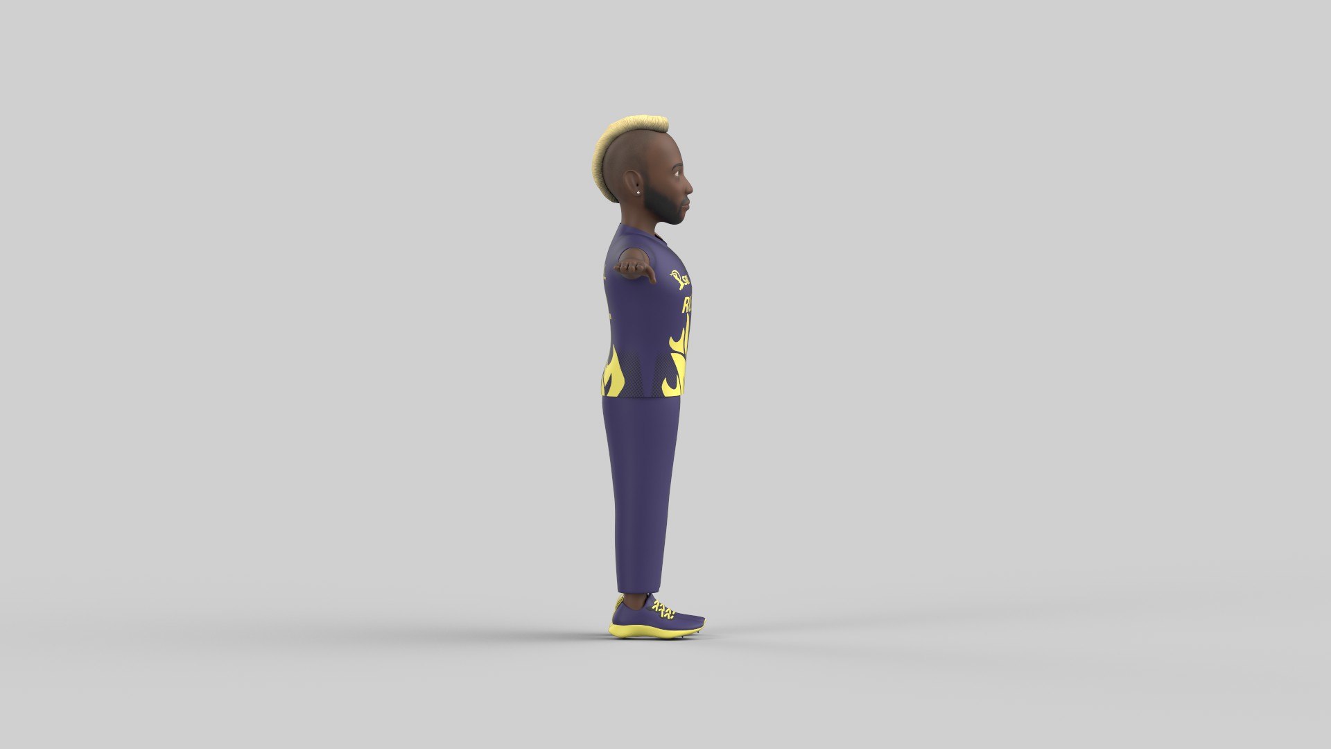 Andre Russell 3D Model - TurboSquid 2088874