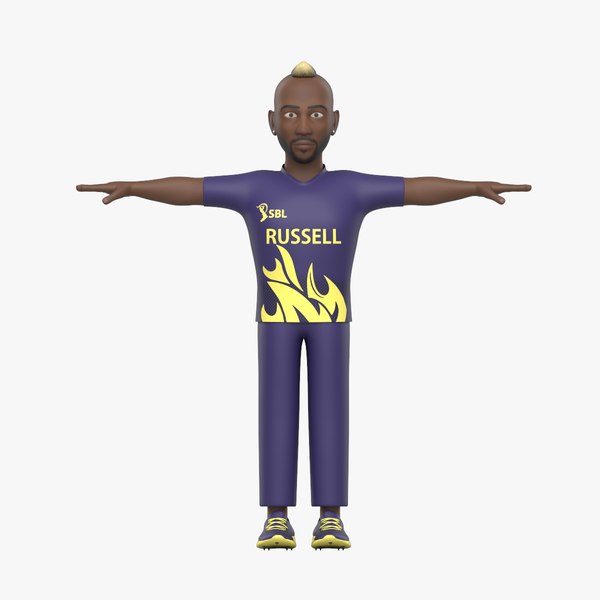 modelo 3d Andre Russell - TurboSquid 2088874
