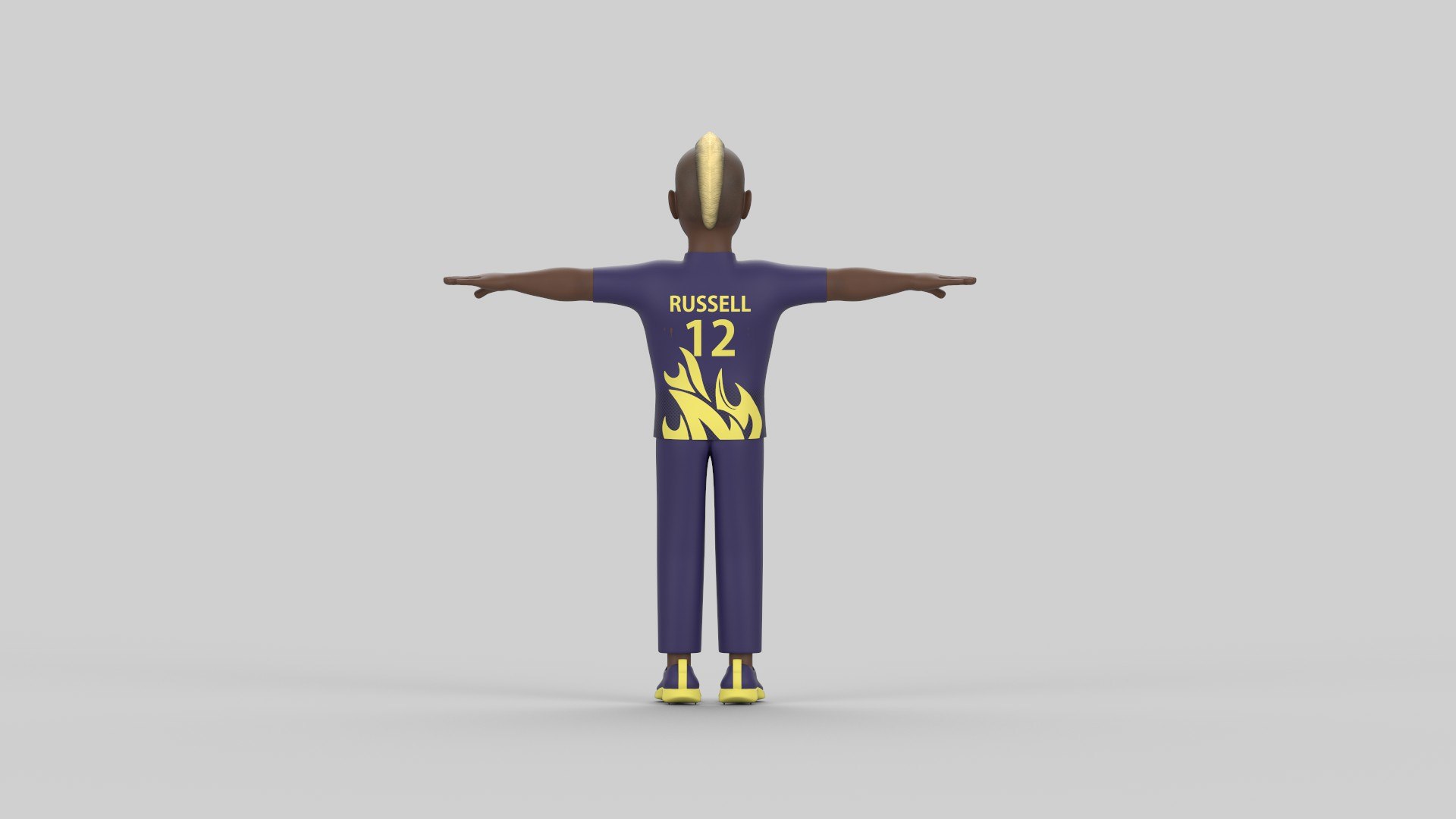Andre Russell 3D Model - TurboSquid 2088874