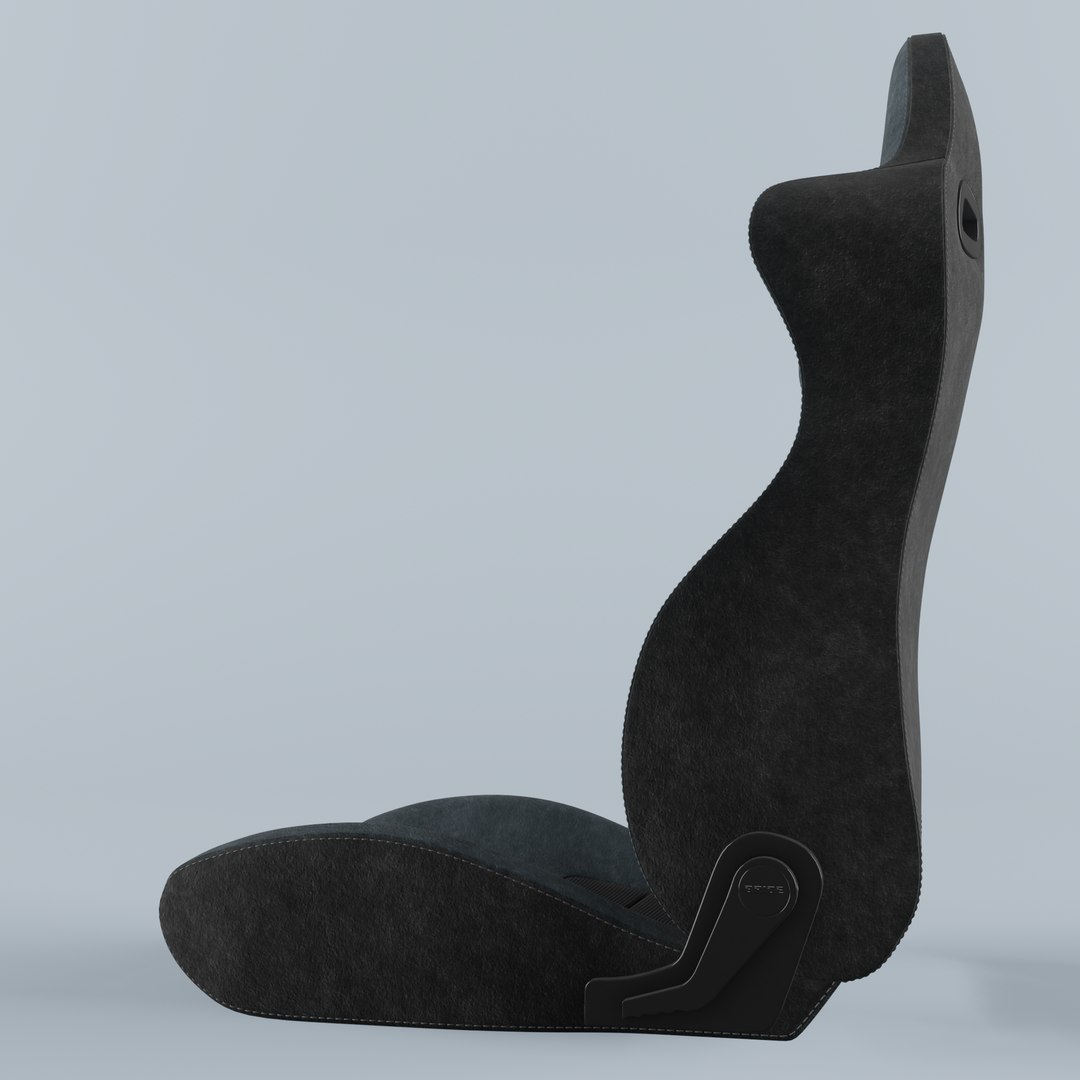 BRIDE EUROSTER II Charcoal Gray Seat 3D Model - TurboSquid 1790787