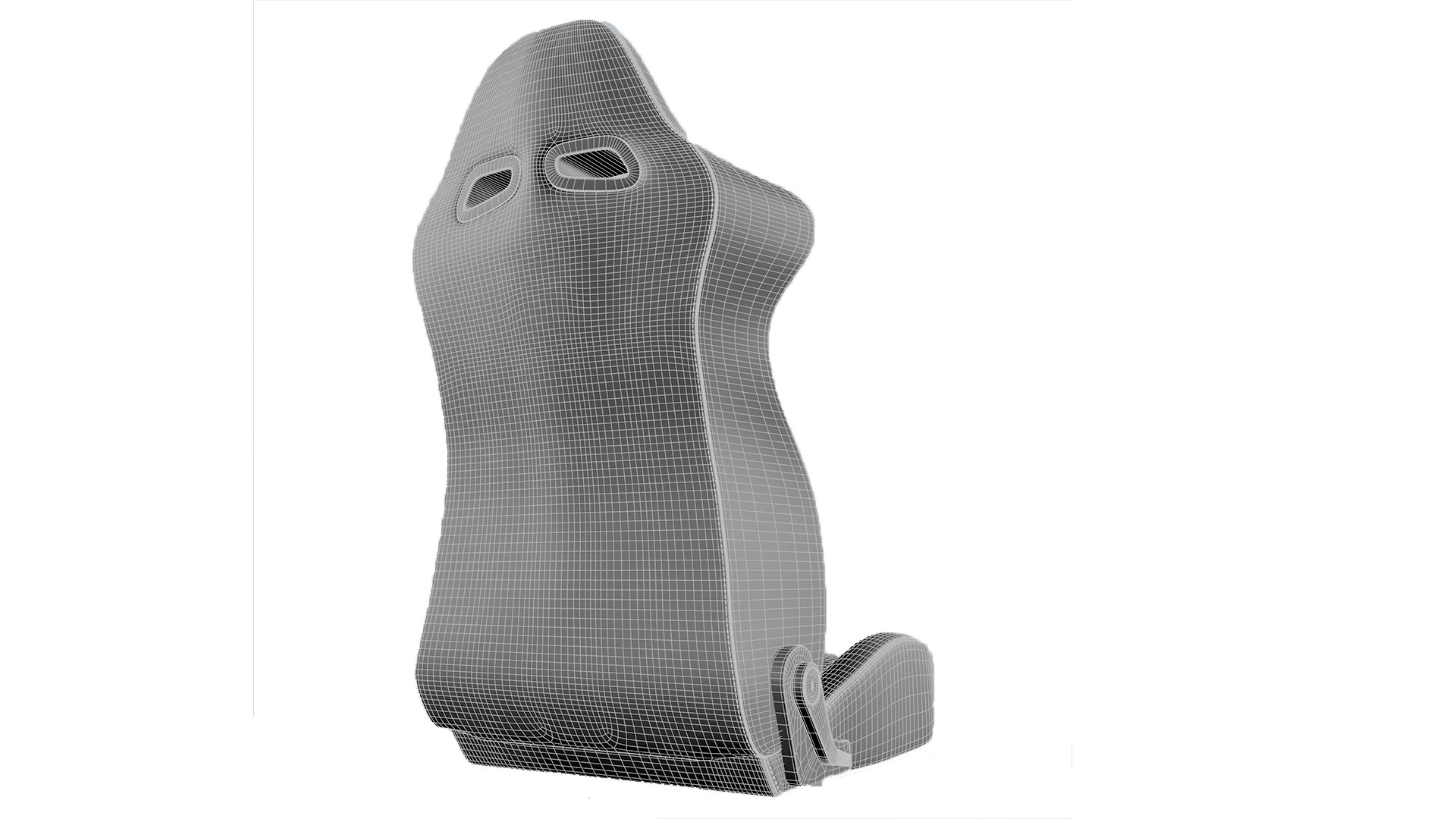 BRIDE EUROSTER II Charcoal Gray Seat 3D Model - TurboSquid 1790787
