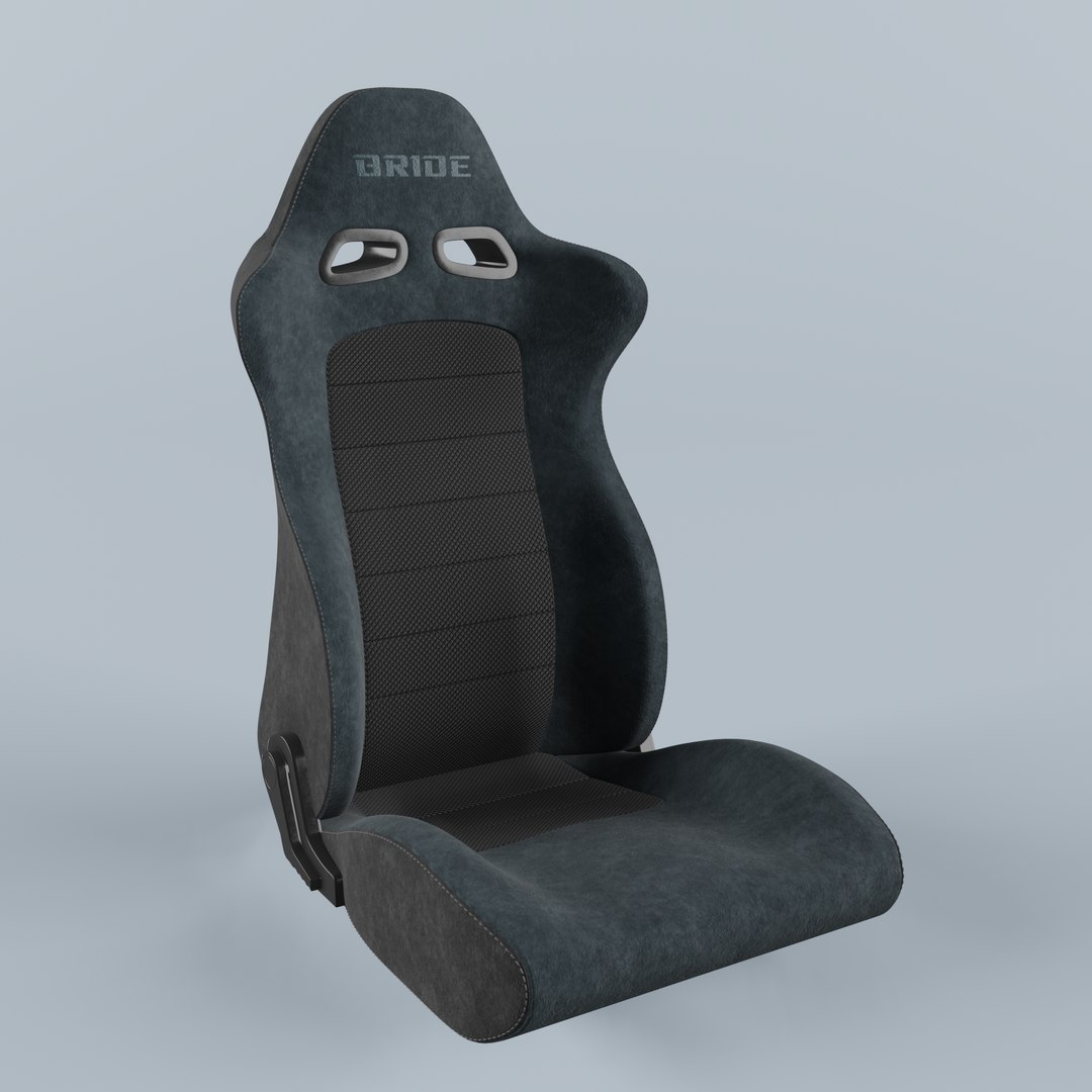 BRIDE EUROSTER II Charcoal Gray Seat 3D Model - TurboSquid 1790787