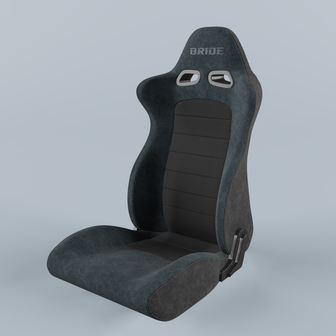 BRIDE EUROSTER II Charcoal Gray Seat 3D Model - TurboSquid 1790787