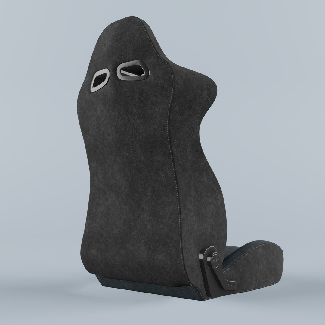 BRIDE EUROSTER II Charcoal Gray Seat 3D Model - TurboSquid 1790787