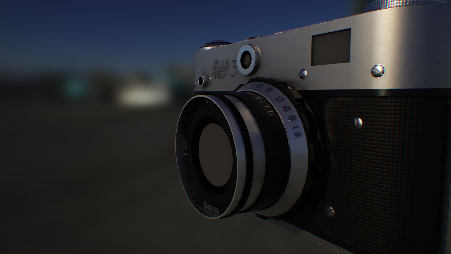 Camera FED 3 3D Model - TurboSquid 2015431