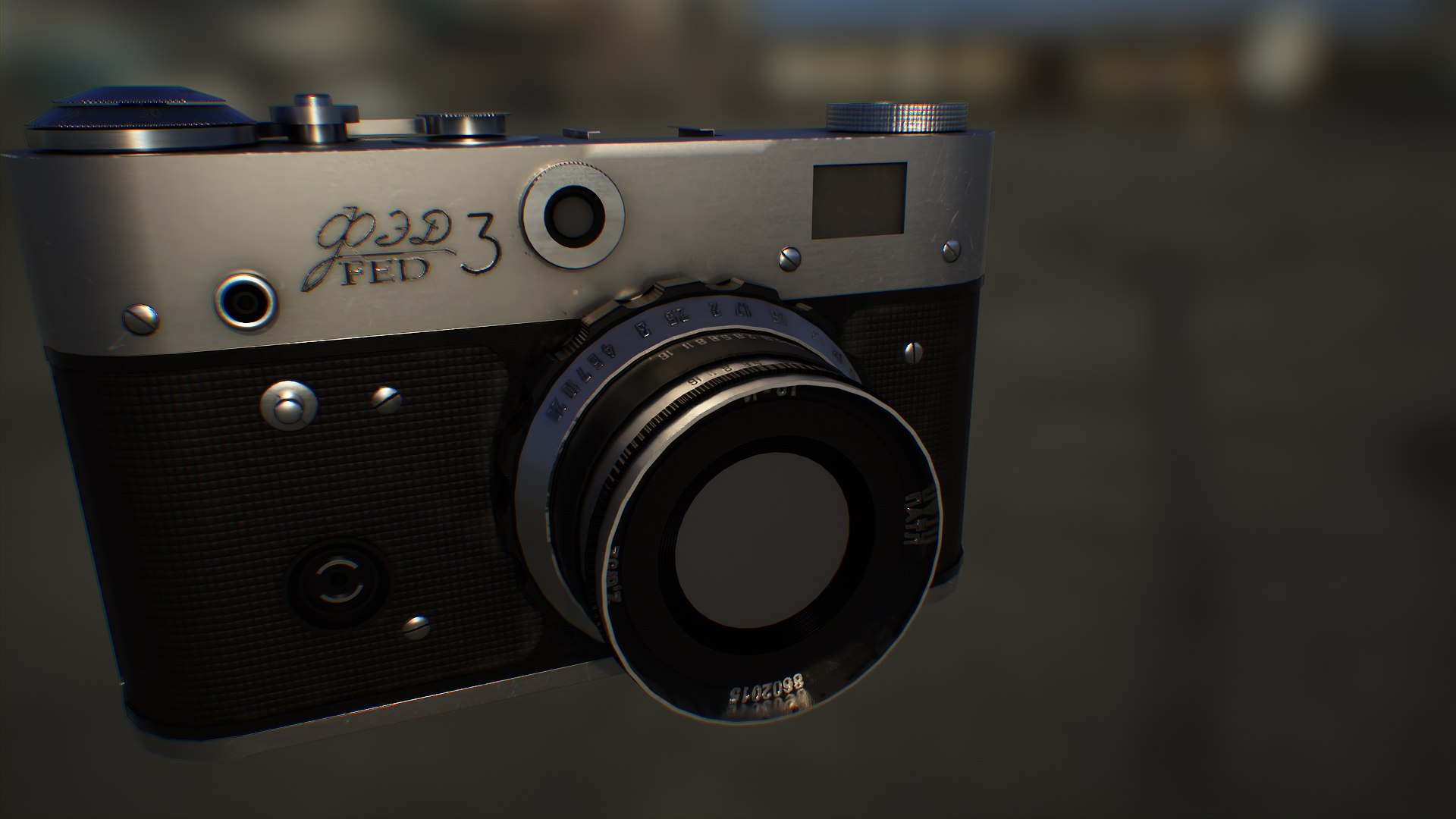 Camera FED 3 3D Model - TurboSquid 2015431