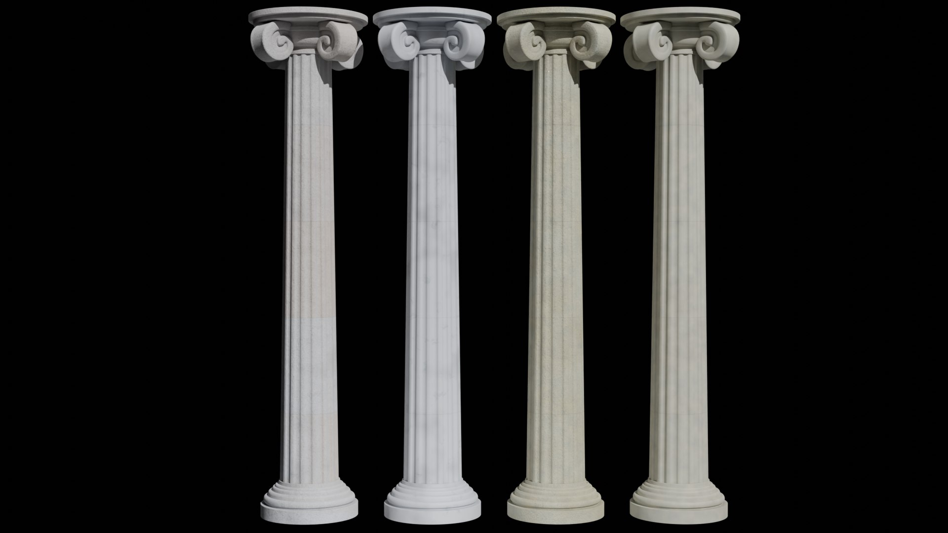 3D Model Roman Pillar Model - TurboSquid 2014784