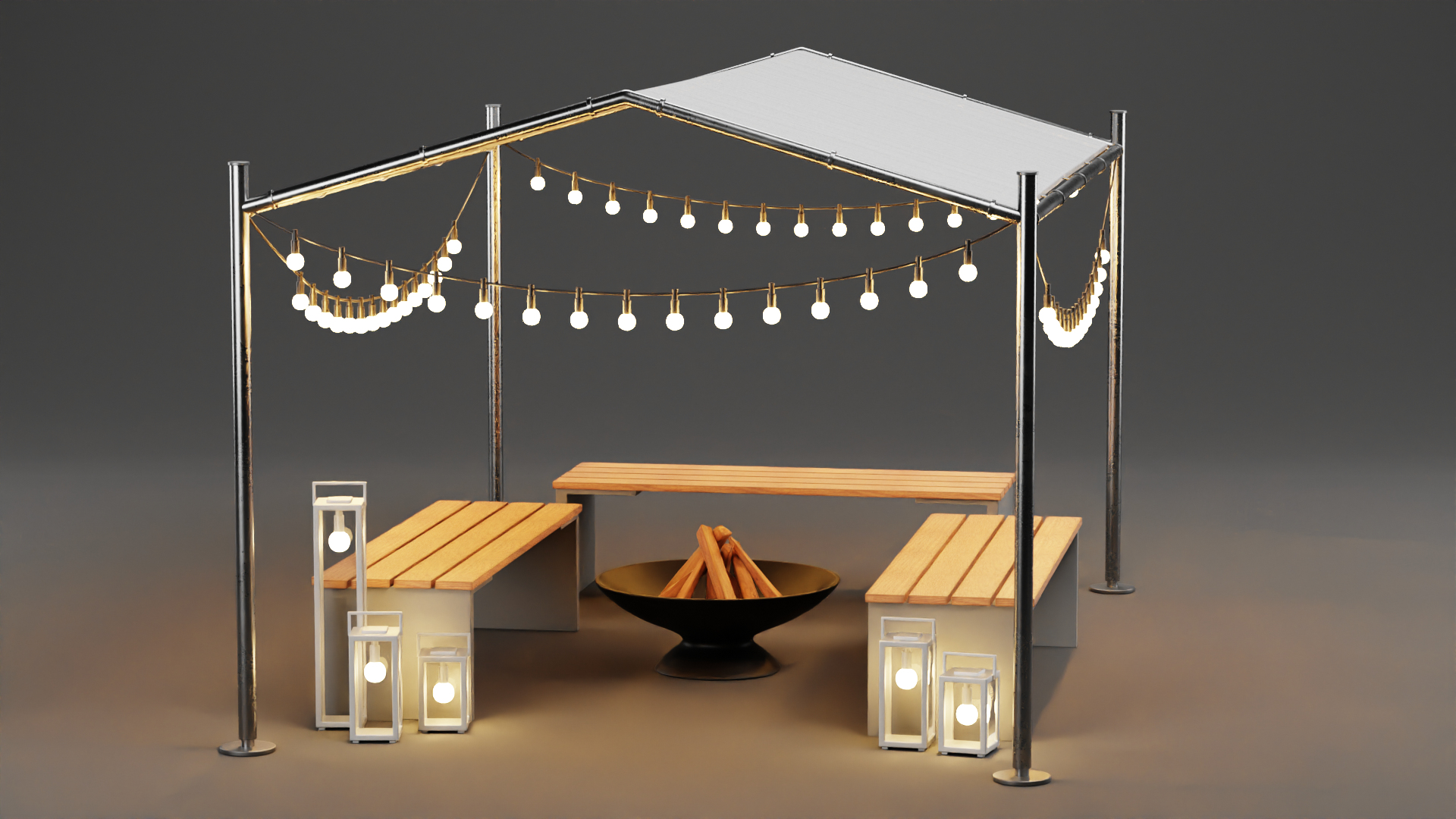 3D Model Gazebo Setup 02 - TurboSquid 2054030