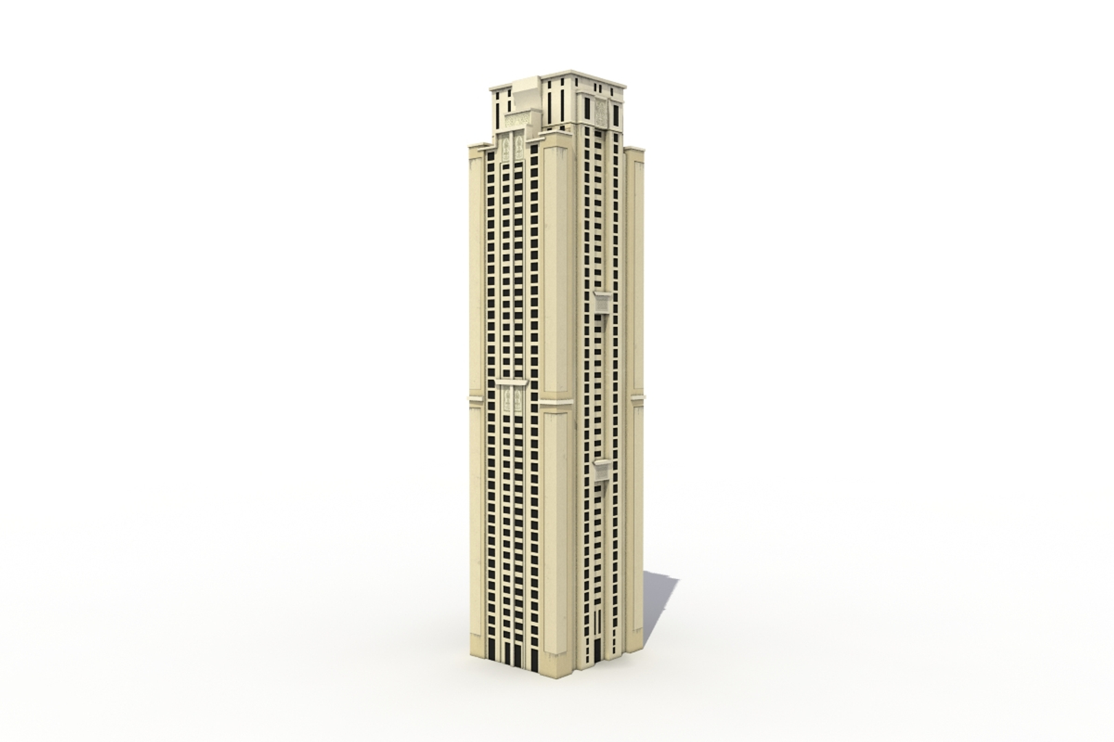 3d Model Tall Apartments