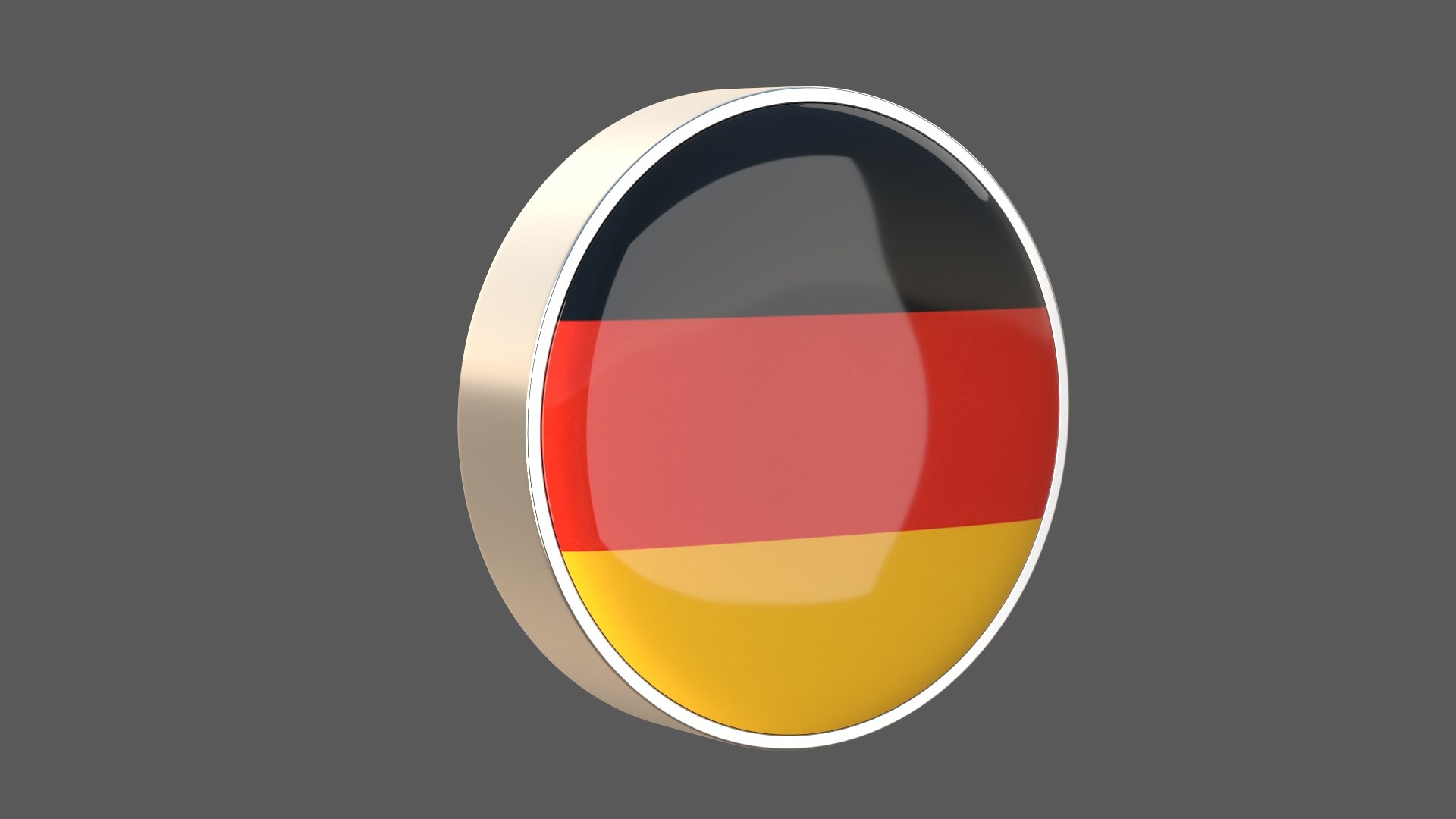 3D Germany Flage Icon Model - TurboSquid 2379385