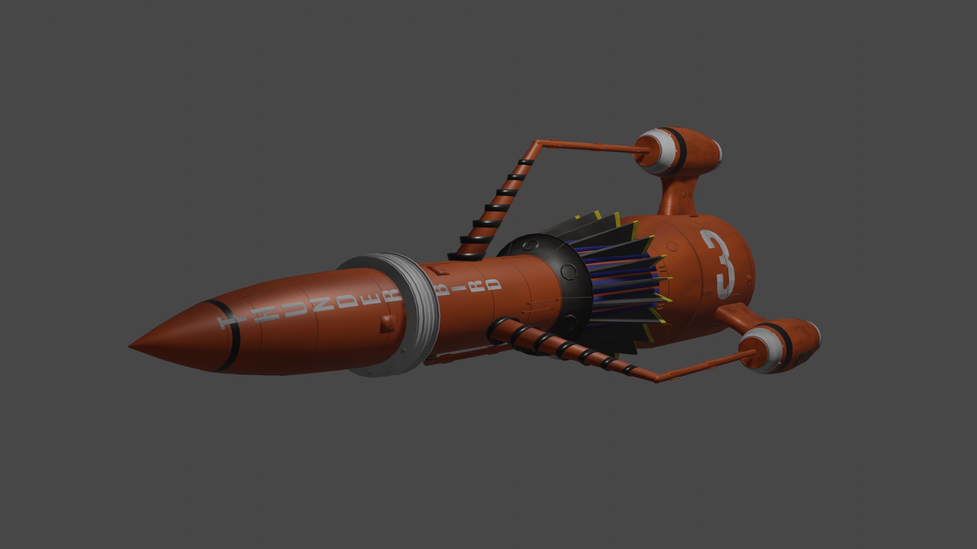 3D Thunderbird 3 - TurboSquid 1983175